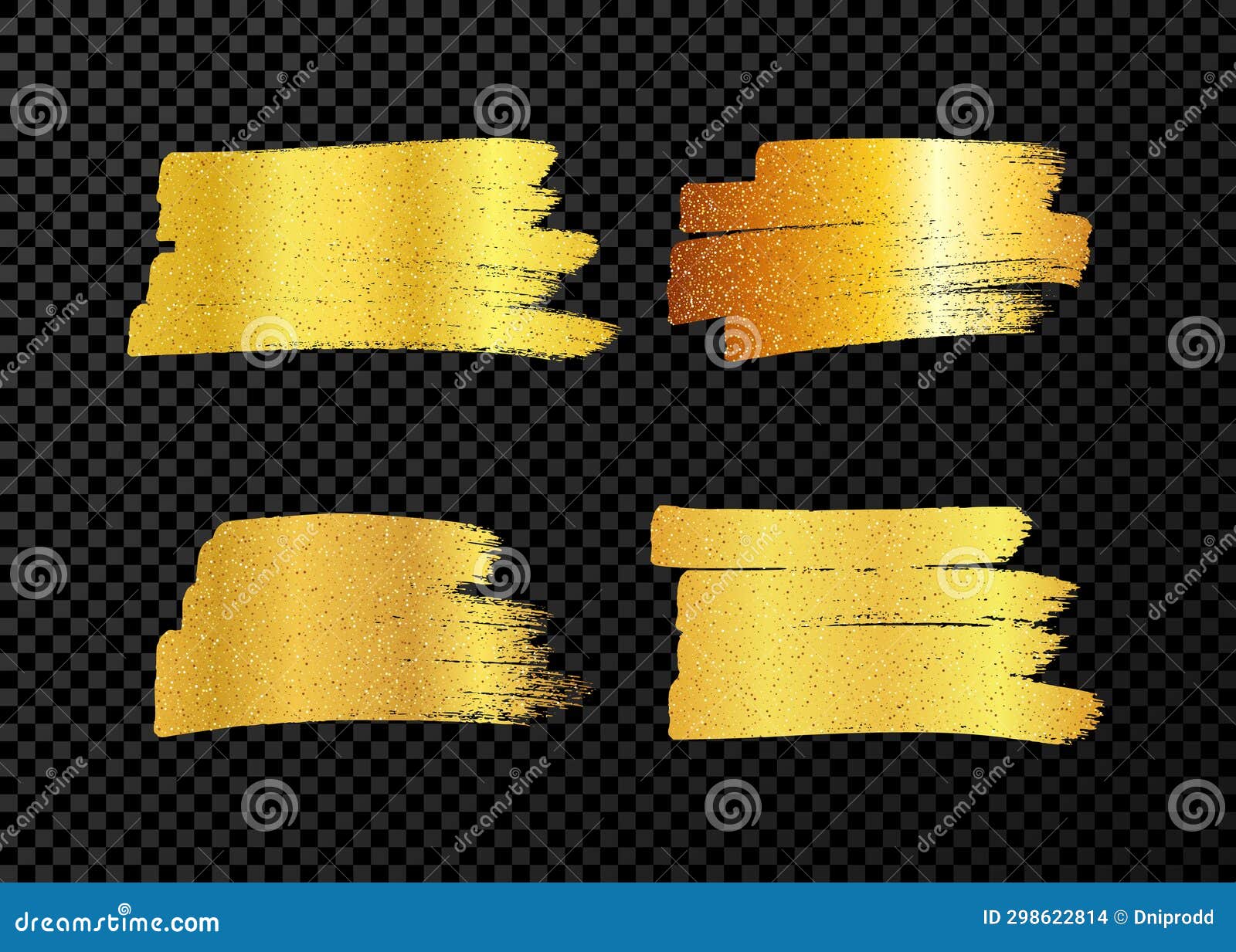 Scribble with a Gold Glitter Marker Stock Vector - Illustration of ...