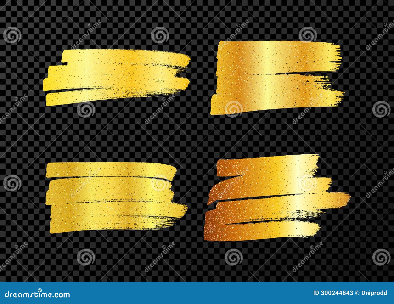 Scribble with a Gold Glitter Marker Stock Vector - Illustration of ...