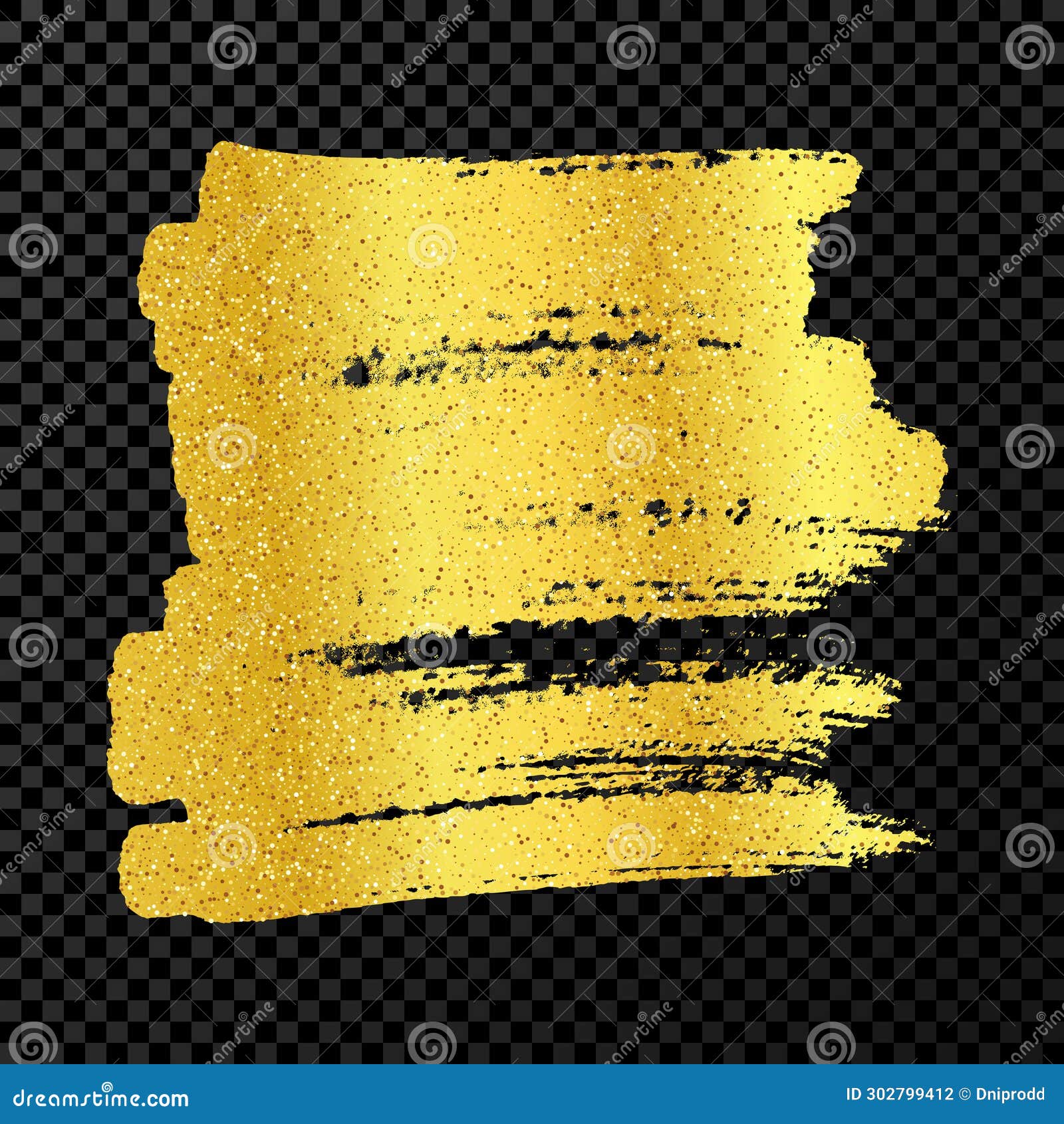 Scribble with a Gold Marker Stock Vector - Illustration of frame ...