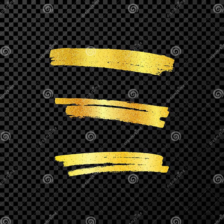 Scribble with a Gold Marker Stock Illustration - Illustration of ...