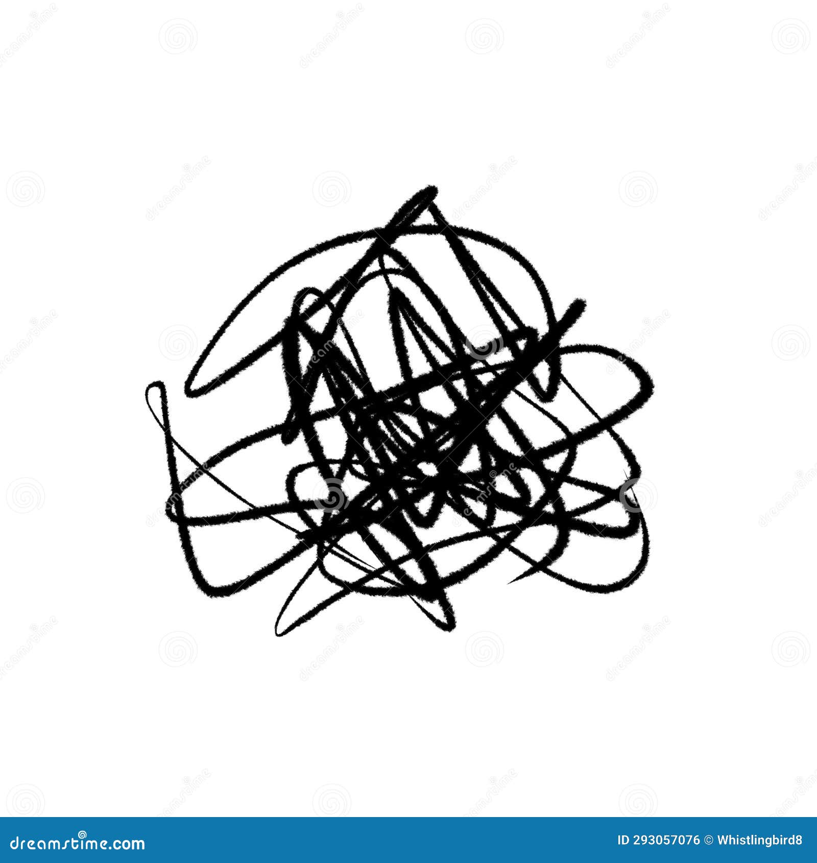 Scribble Illustration on White Background Stock Illustration ...