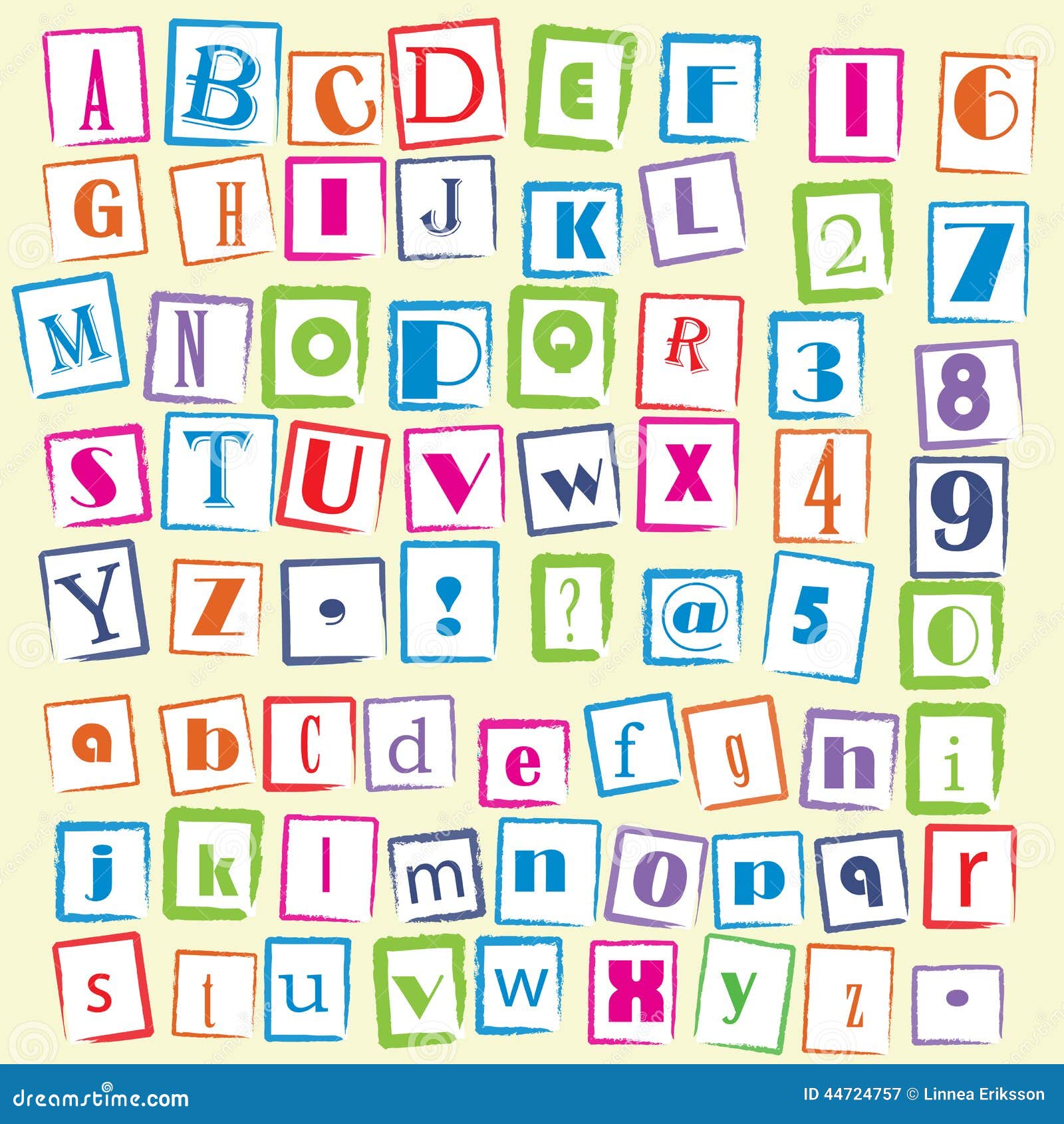 Scribble letters stock vector. Illustration of case, capital - 44724757