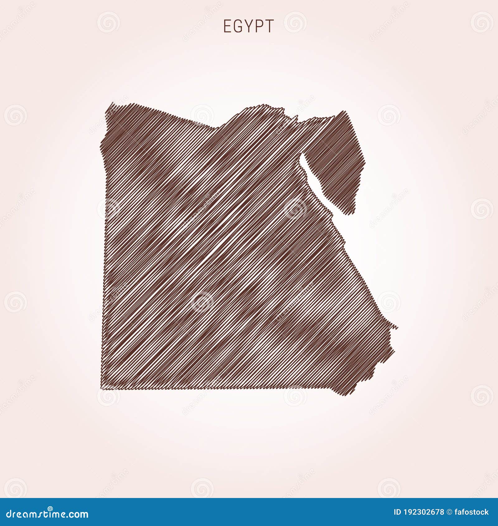 Scribble Map of Egypt Design Template. Stock Vector - Illustration of drawing, africa: 192302678