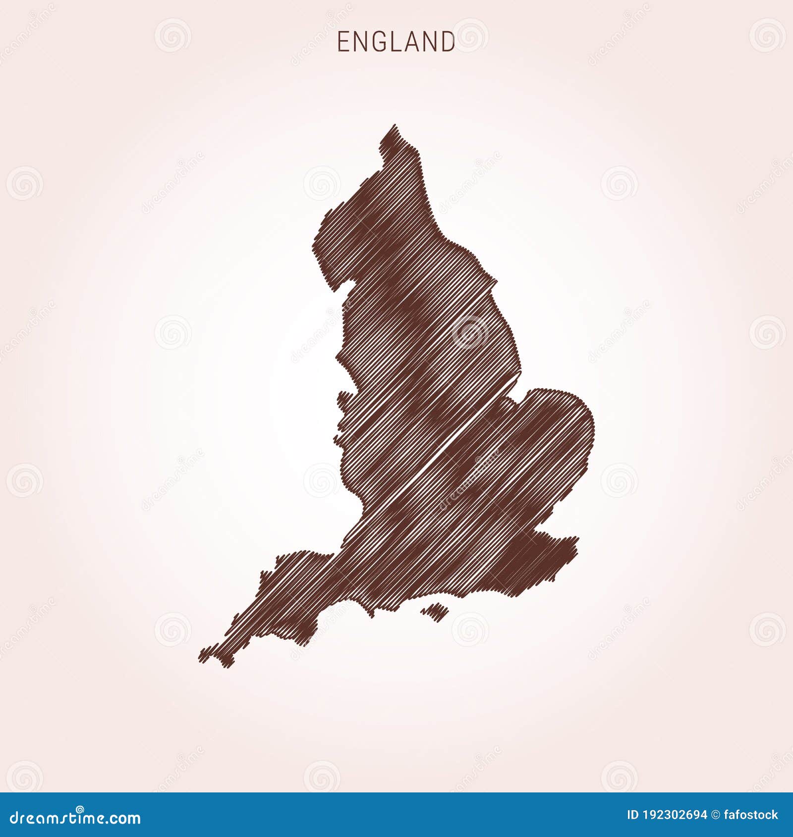Scribble Map of England Vector Design Template. Stock Vector - Illustration of earth, element ...