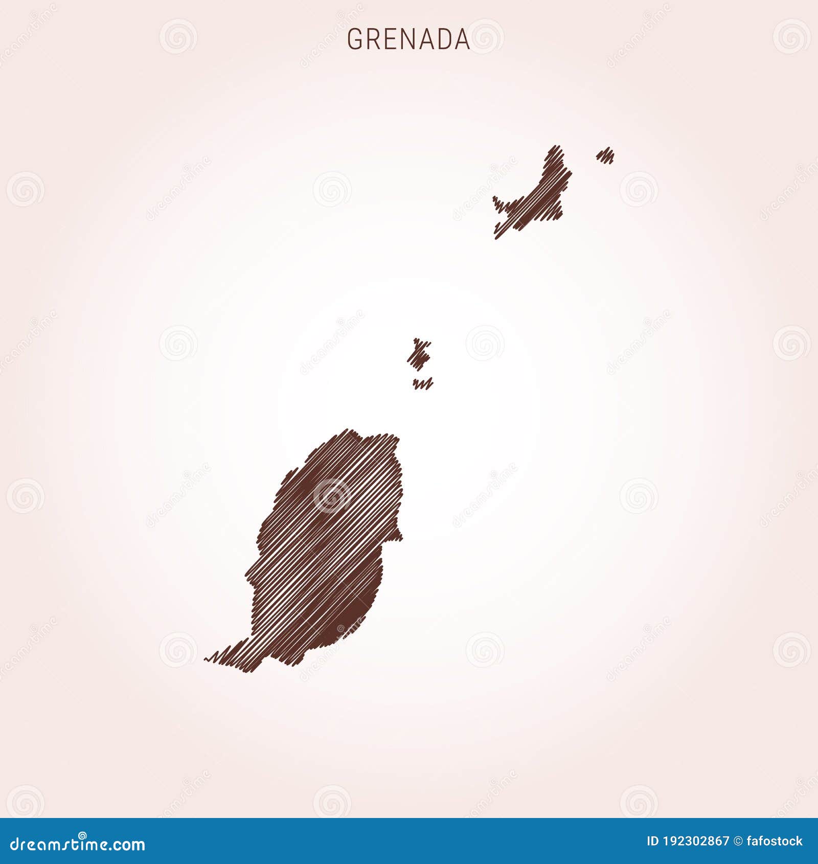Grenada Vector Country Map Silhouette | CartoonDealer.com #245264032