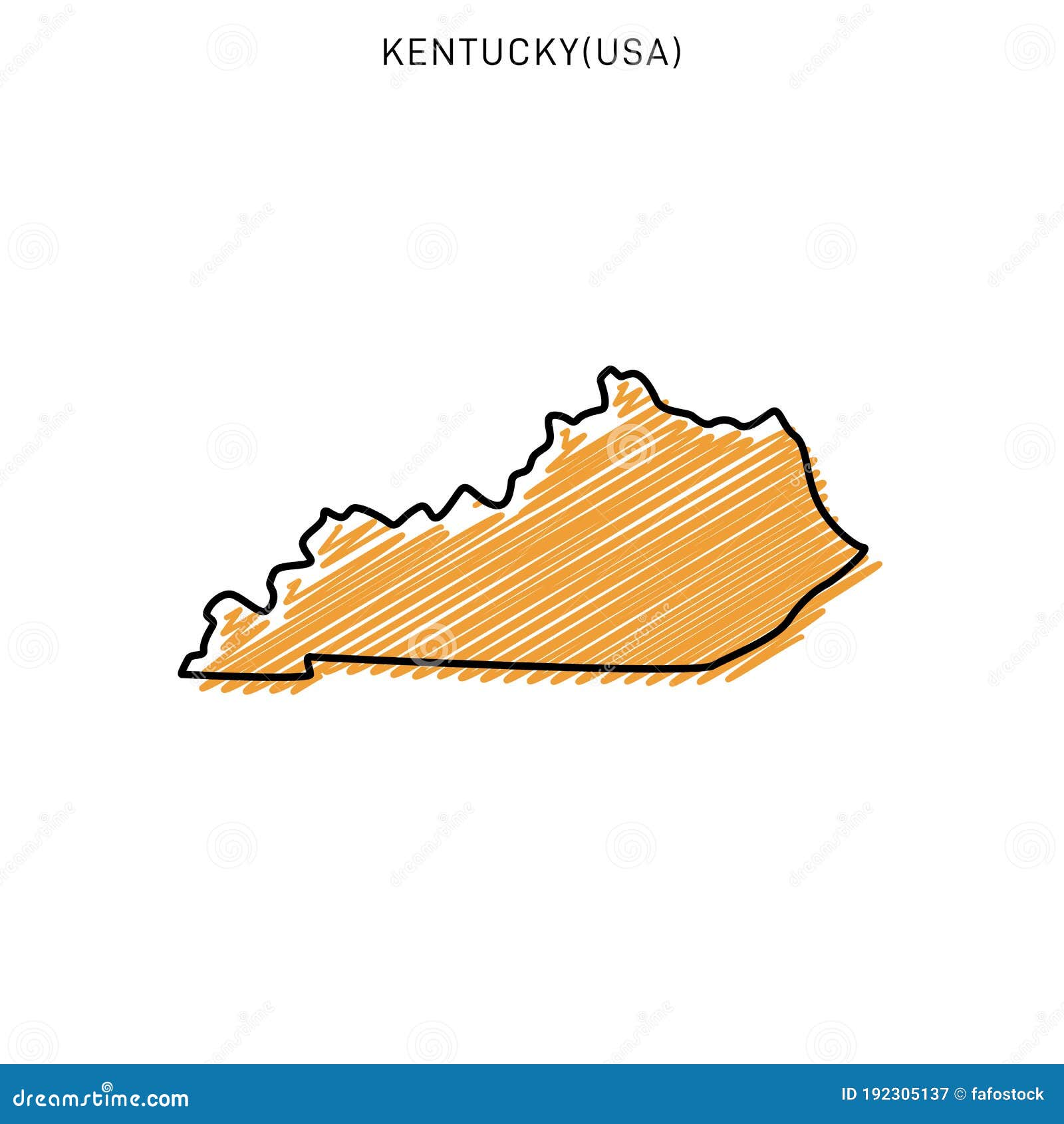 Kentucky Vector Map. | CartoonDealer.com #98049799