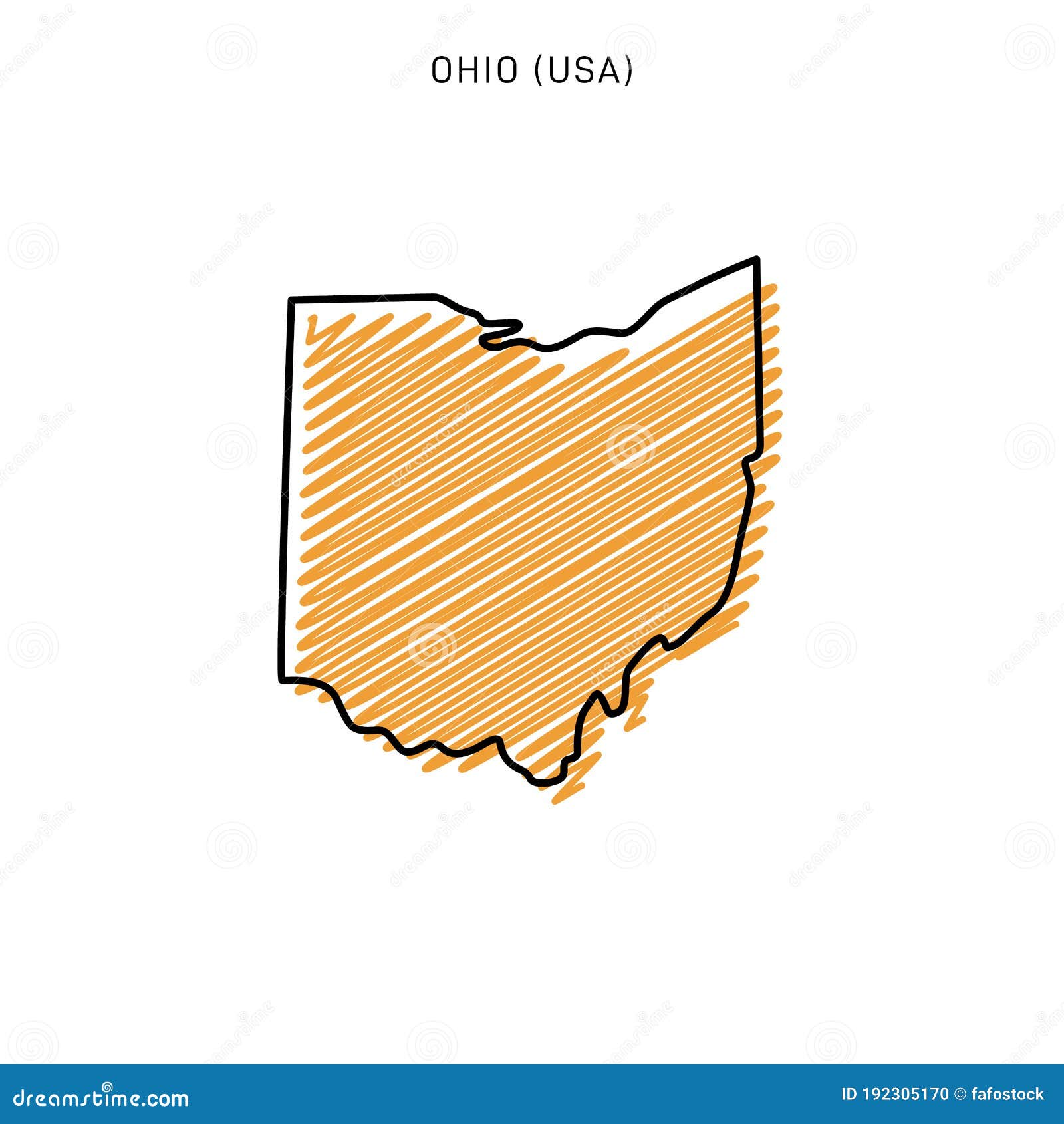 Ohio Vector Map. | CartoonDealer.com #98052561