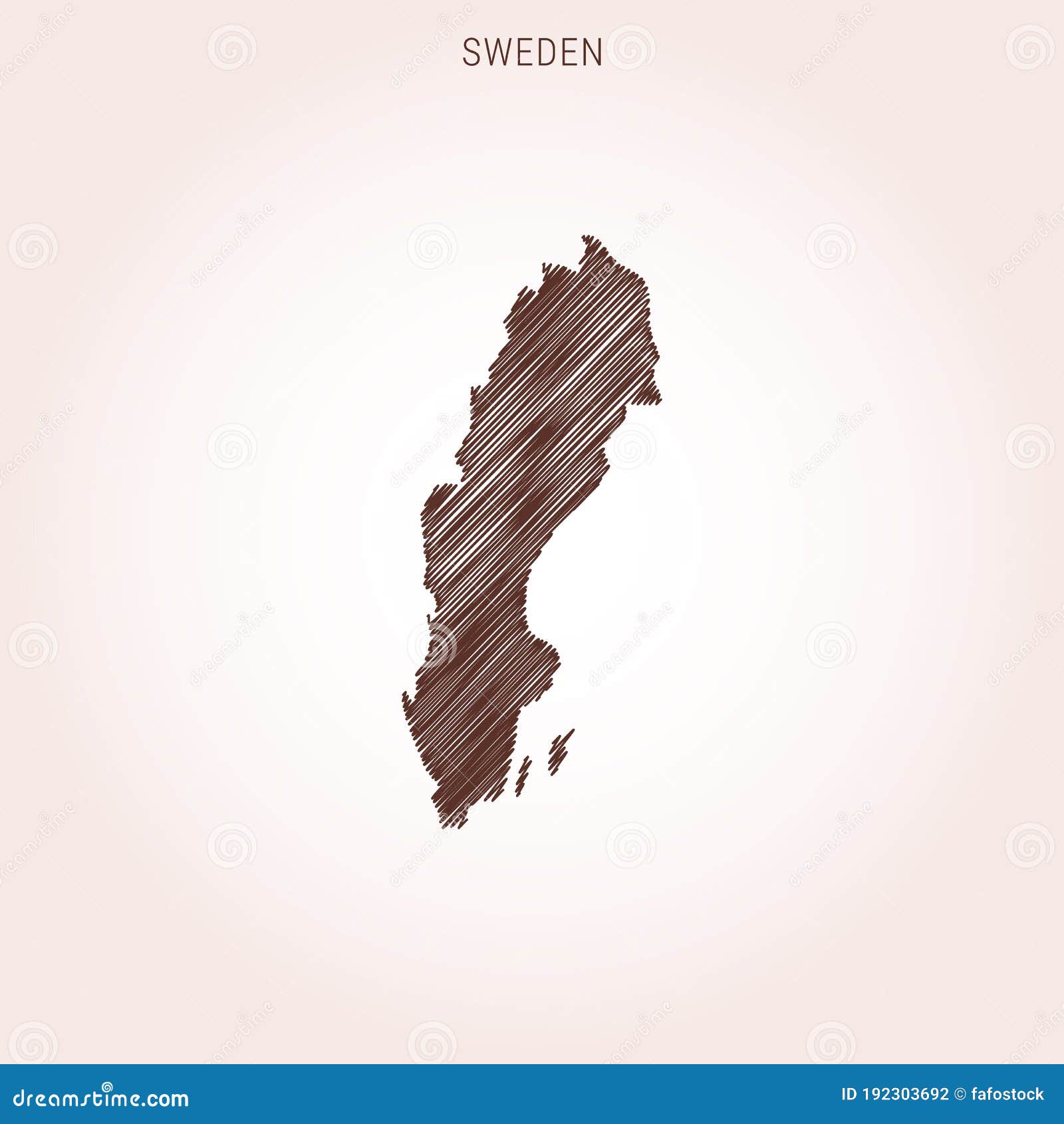 Scribble Map of Sweden Vector Design Template. Stock Vector - Illustration of abstract, national ...