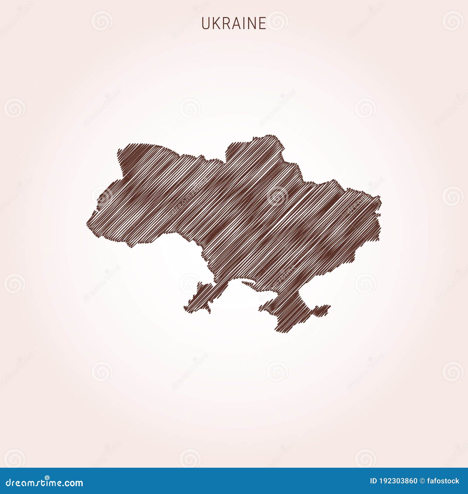 Scribble Map of Ukraine Vector Design Template. Stock Vector - Illustration of nation, education ...