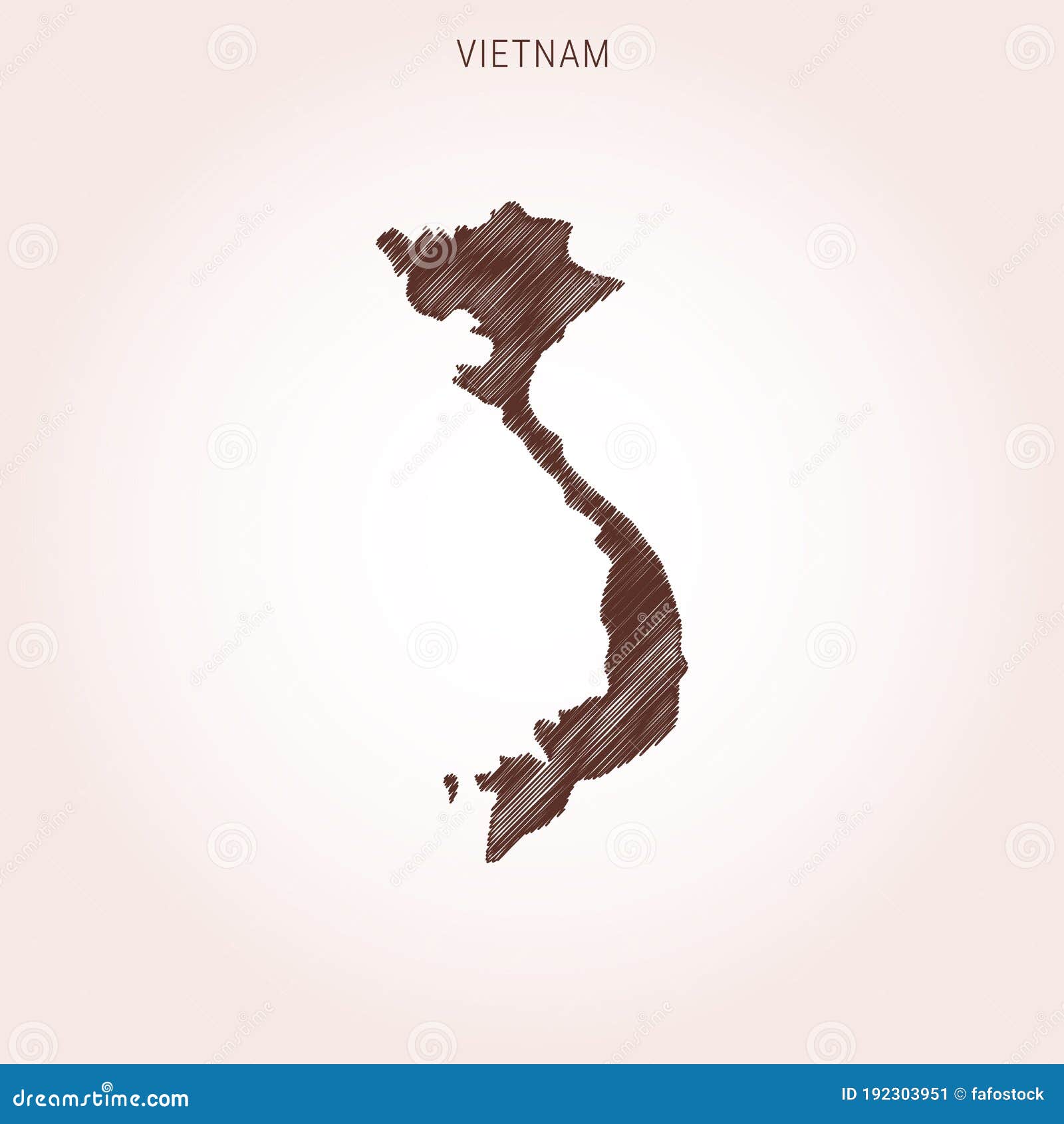 Scribble Map of Vietnam Vector Design Template. Stock Vector - Illustration of element, design ...