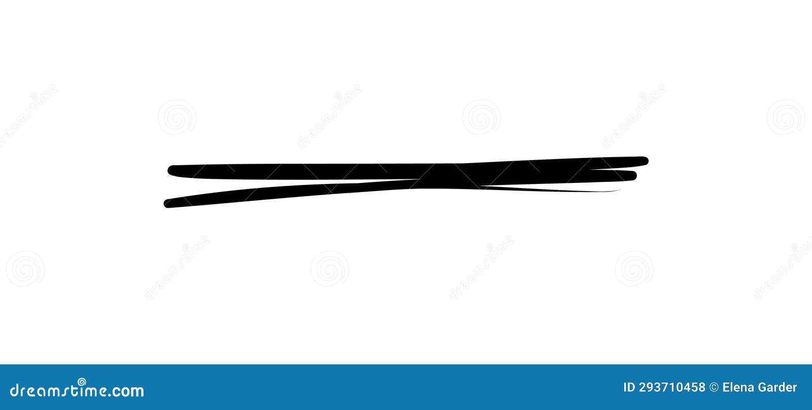 Scribble Pen Strokes. Doodle Pencil Scratch. Vector Freehand Shapes ...