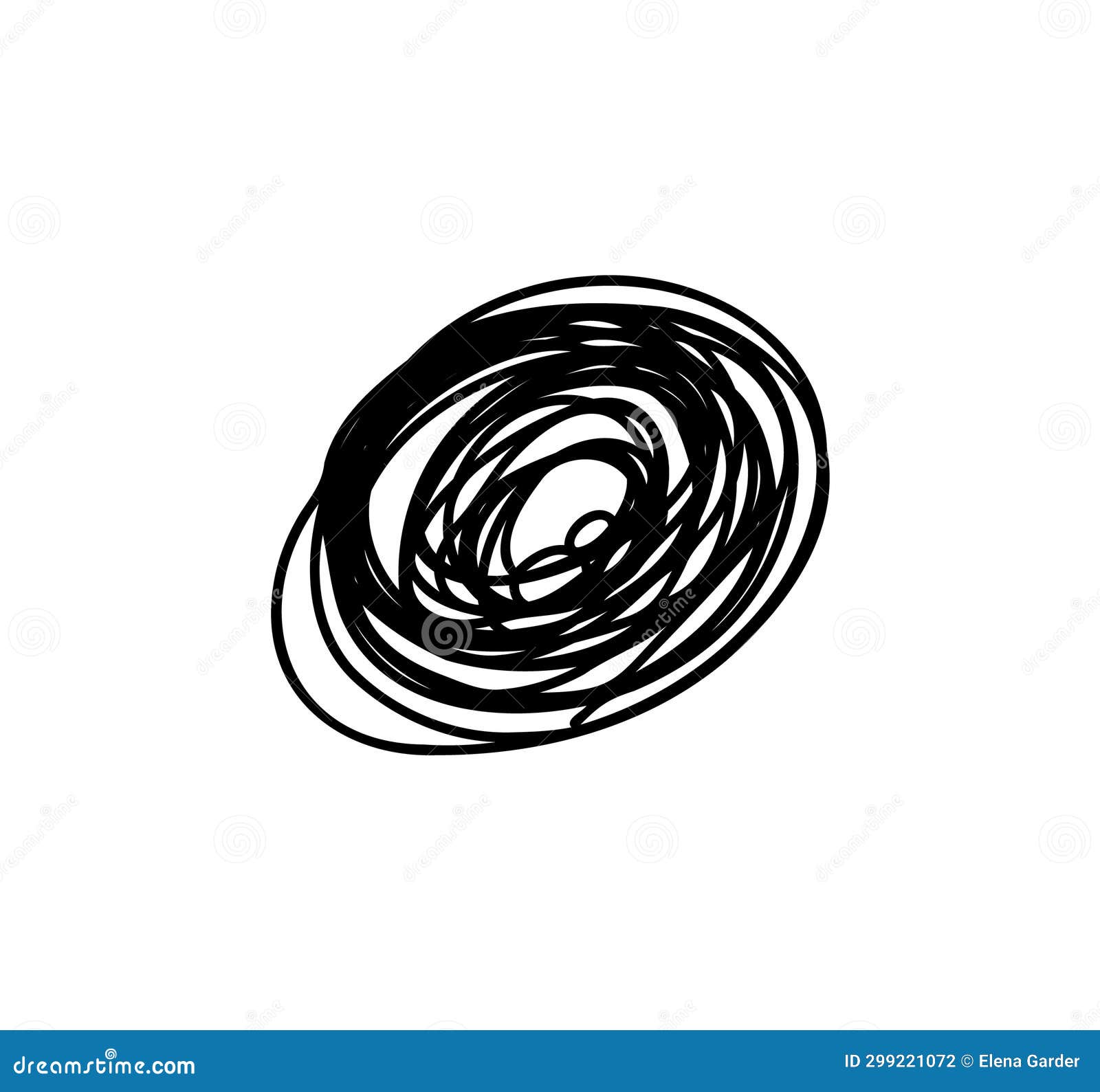 Scribble Pen Strokes. Doodle Pencil Scratch. Vector Freehand Shapes ...