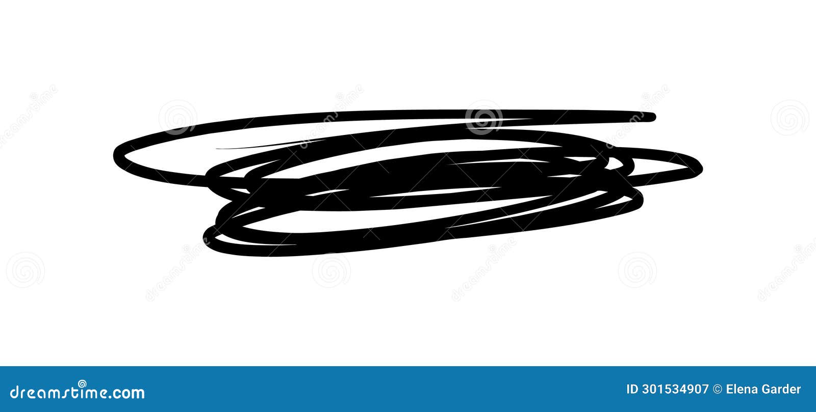 Scribble Pen Strokes. Doodle Pencil Scratch. Vector Freehand Shapes ...