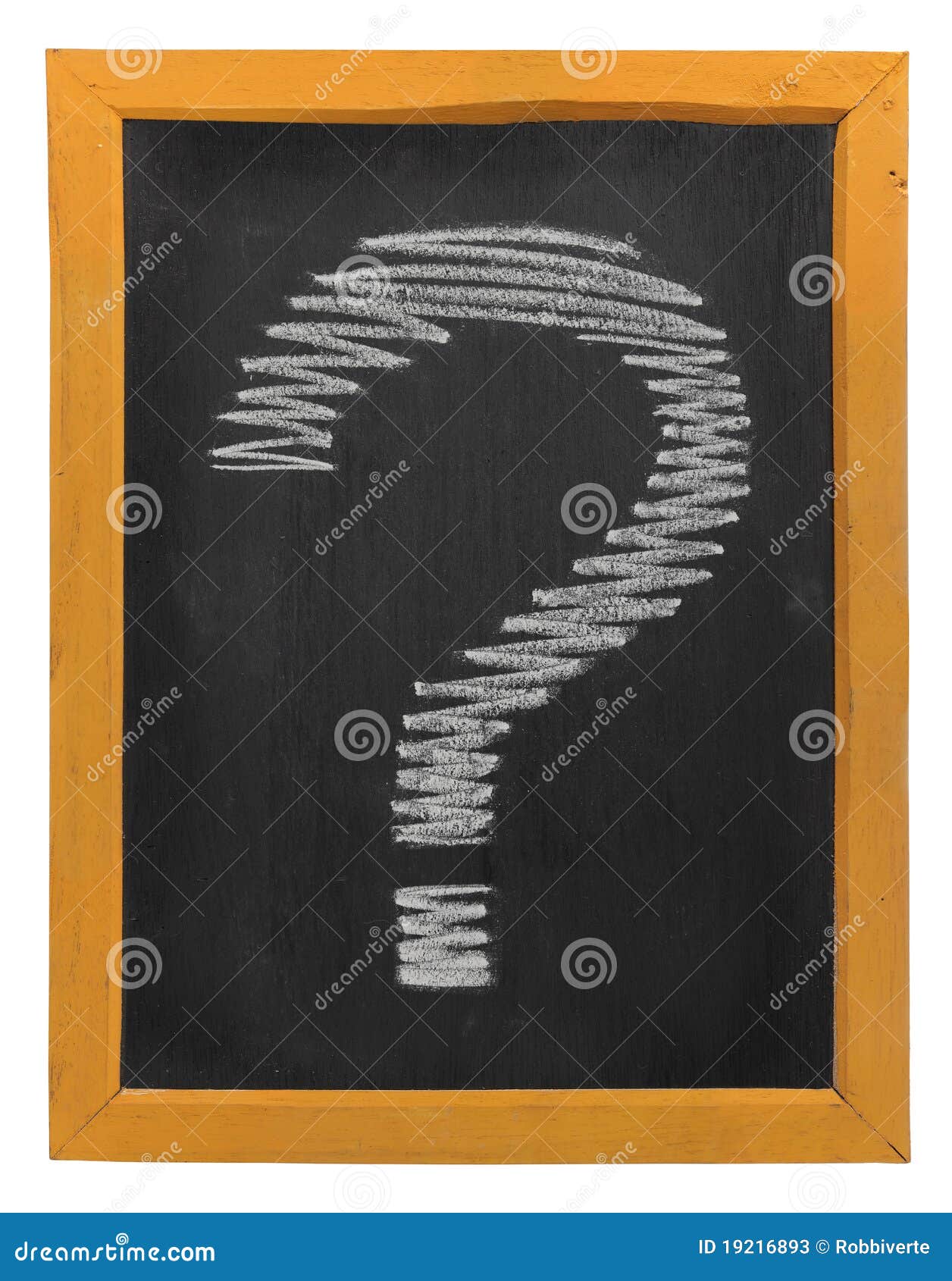 Scribble Question Marks by Chalk Stock Image - Image of blackboard ...