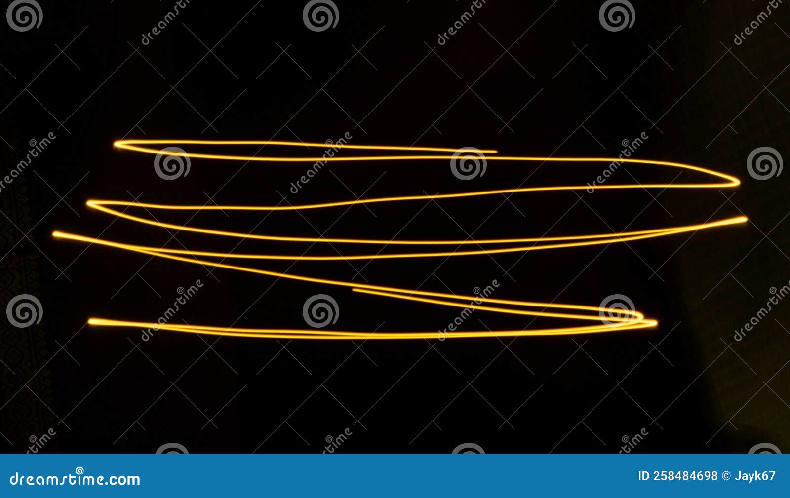 Scribble Sketch Created Using Light Trail Stock Photo - Image of line ...