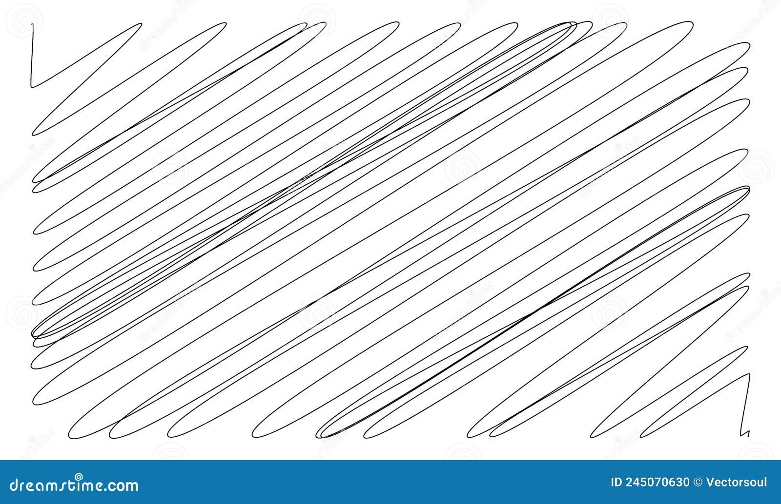 Scribble, Sketch Lines Rectangle Plane. Squiggly, Zig-zag, Criss-cross ...