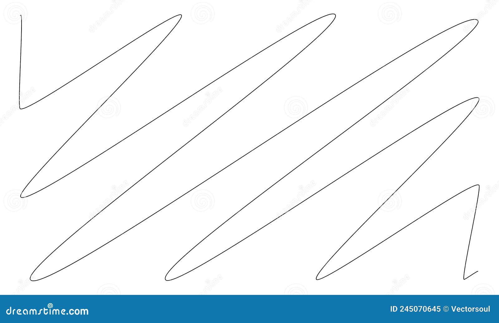 Scribble, Sketch Lines Rectangle Plane. Squiggly, Zig-zag, Criss-cross ...