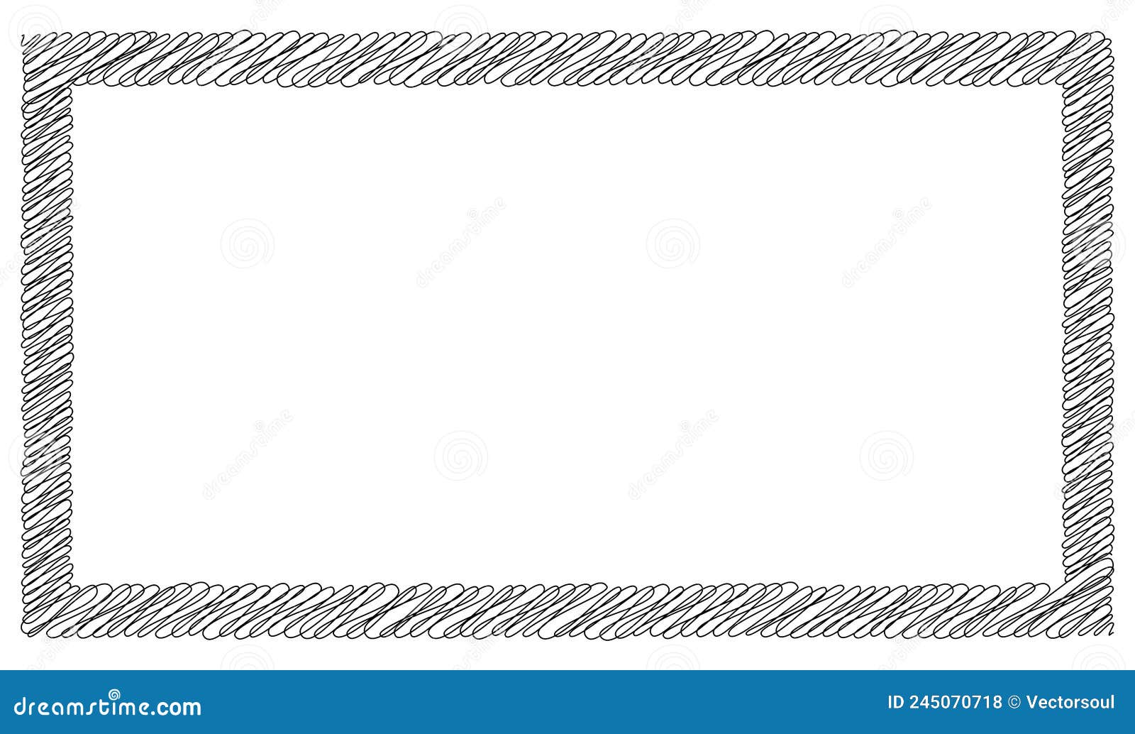 Scribble, Sketch Lines Rectangle Plane. Squiggly, Zig-zag, Criss-cross ...