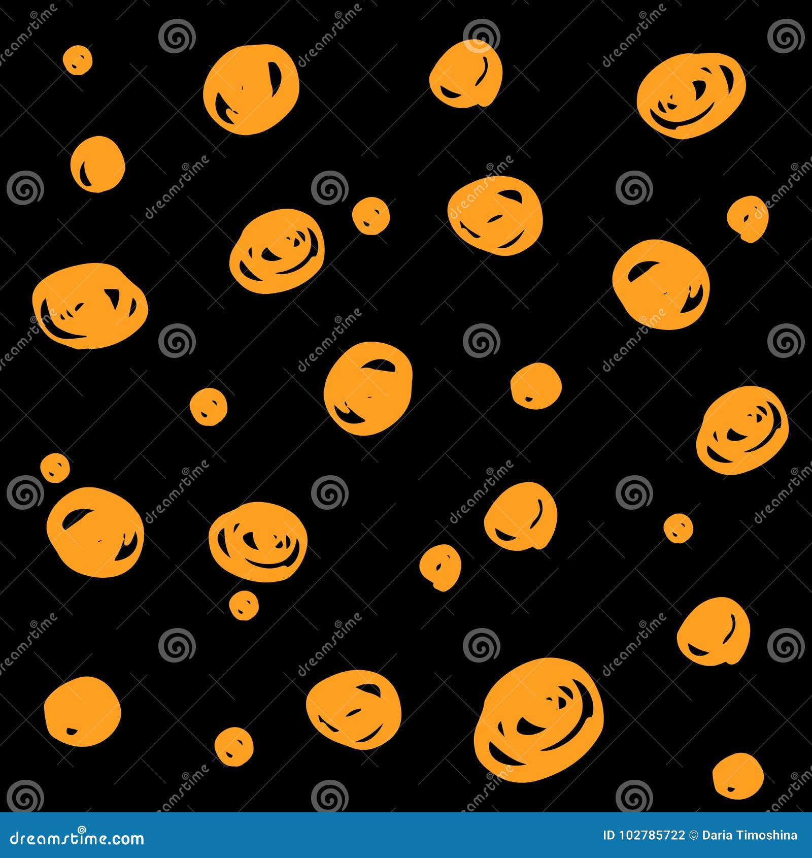 Scribble spots pattern stock vector. Illustration of seamless - 102785722