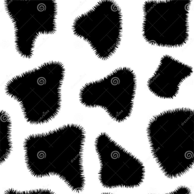 Scribble Spots Seamless Pattern. Vector Background Stock Vector ...