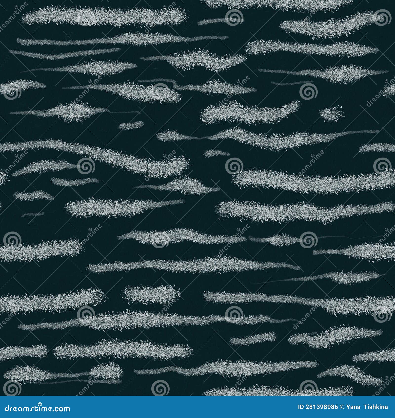 Scribble Stroke Wave Abstract Blue Pattern Sketch Stock Illustration ...