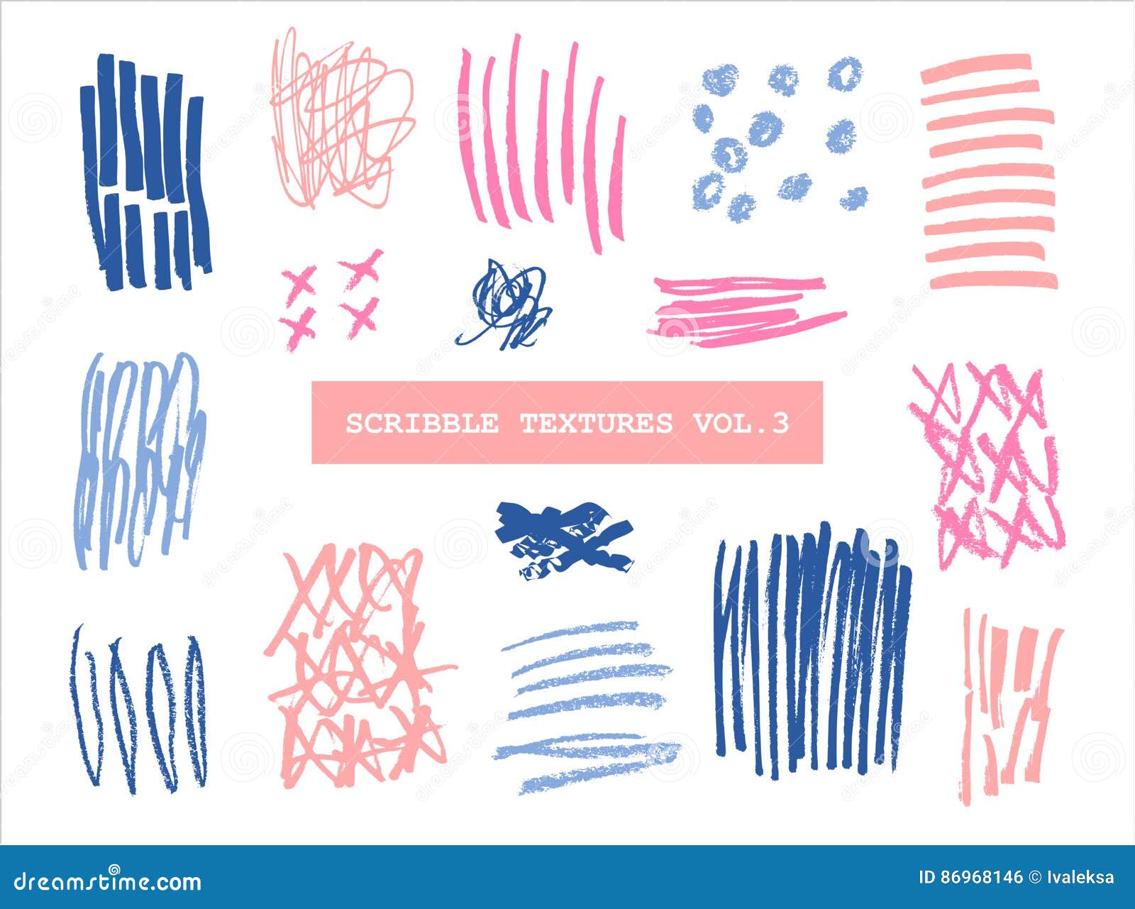 Scribble Textures Collection Stock Vector - Illustration of abstraction ...