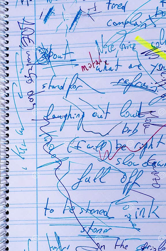 Scribbling stock image. Image of school, writing, education - 83680887