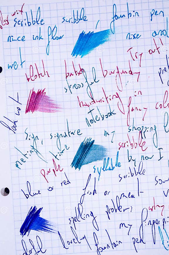 Scribbling stock photo. Image of conceptual, school, oldfashioned ...