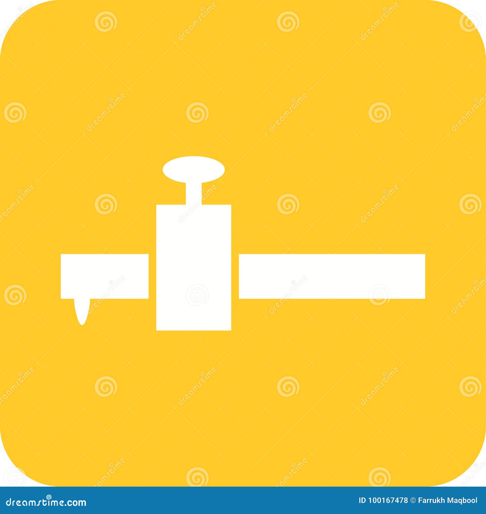Scribe Gauge Vector Illustration | CartoonDealer.com #100167478