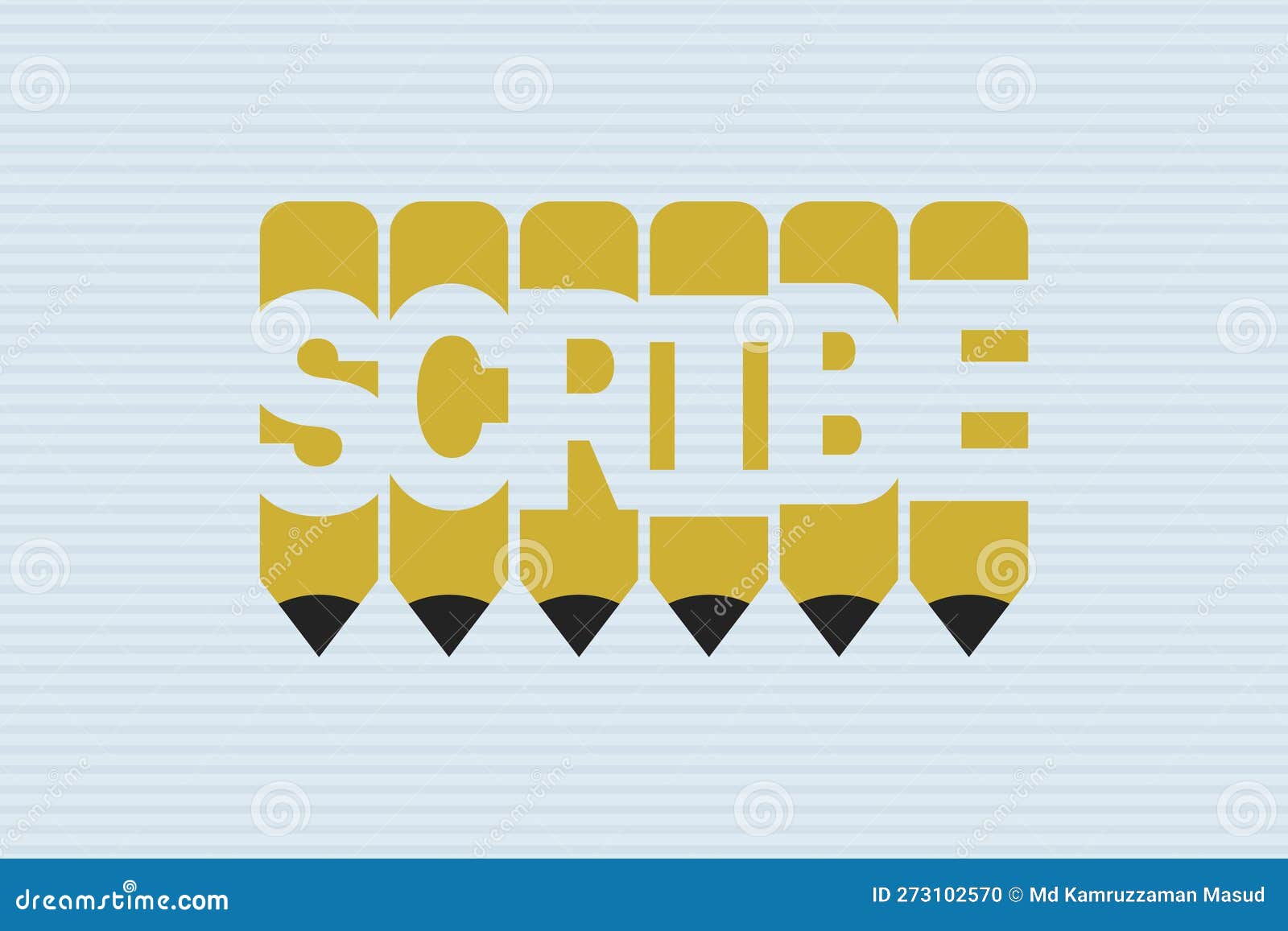Scribe Text with Pen Symbol Creative Ideas Design. Scribe Typography ...