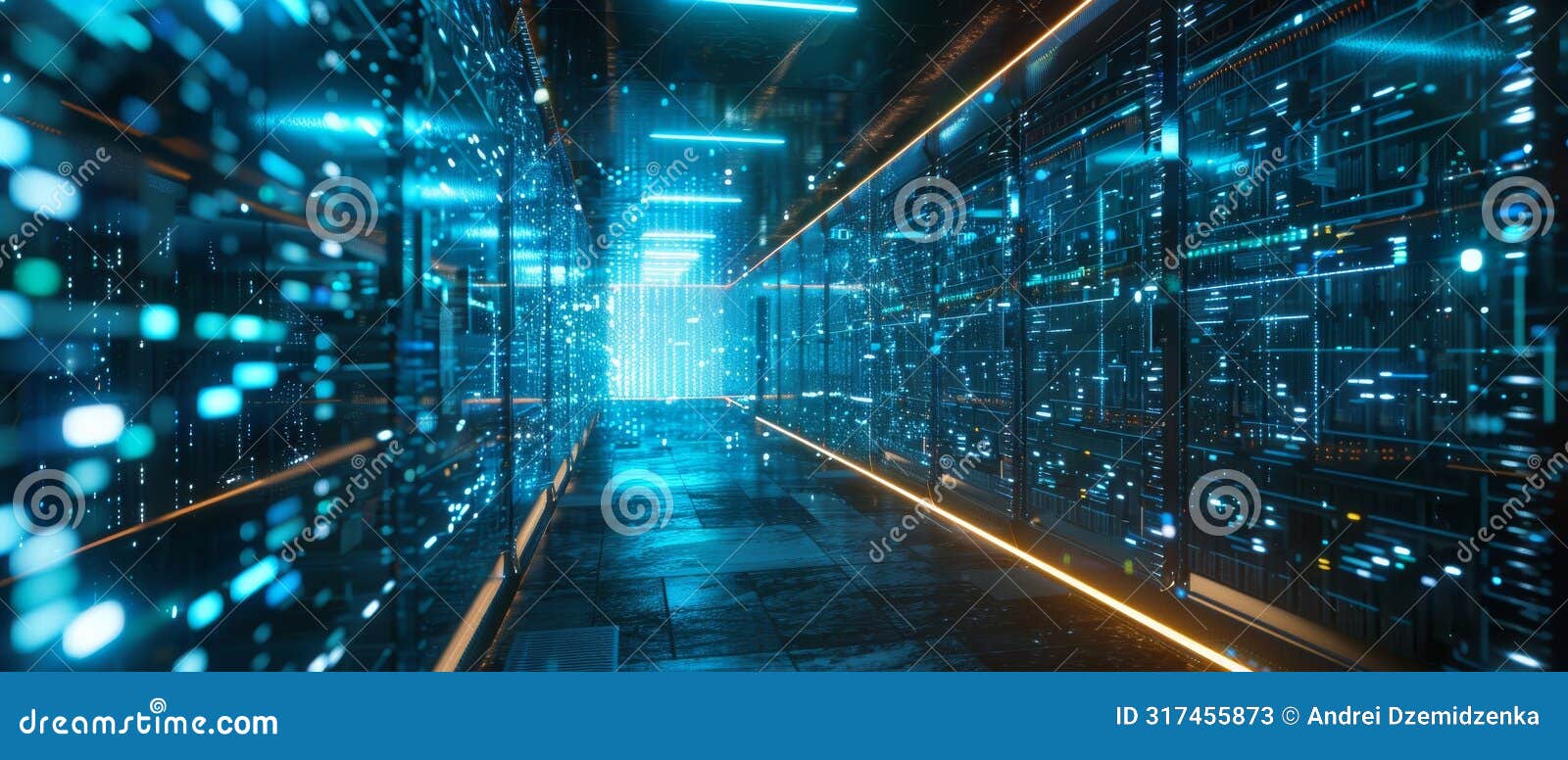 Script Codes and Numbers Visualization Projection in a Working Data ...