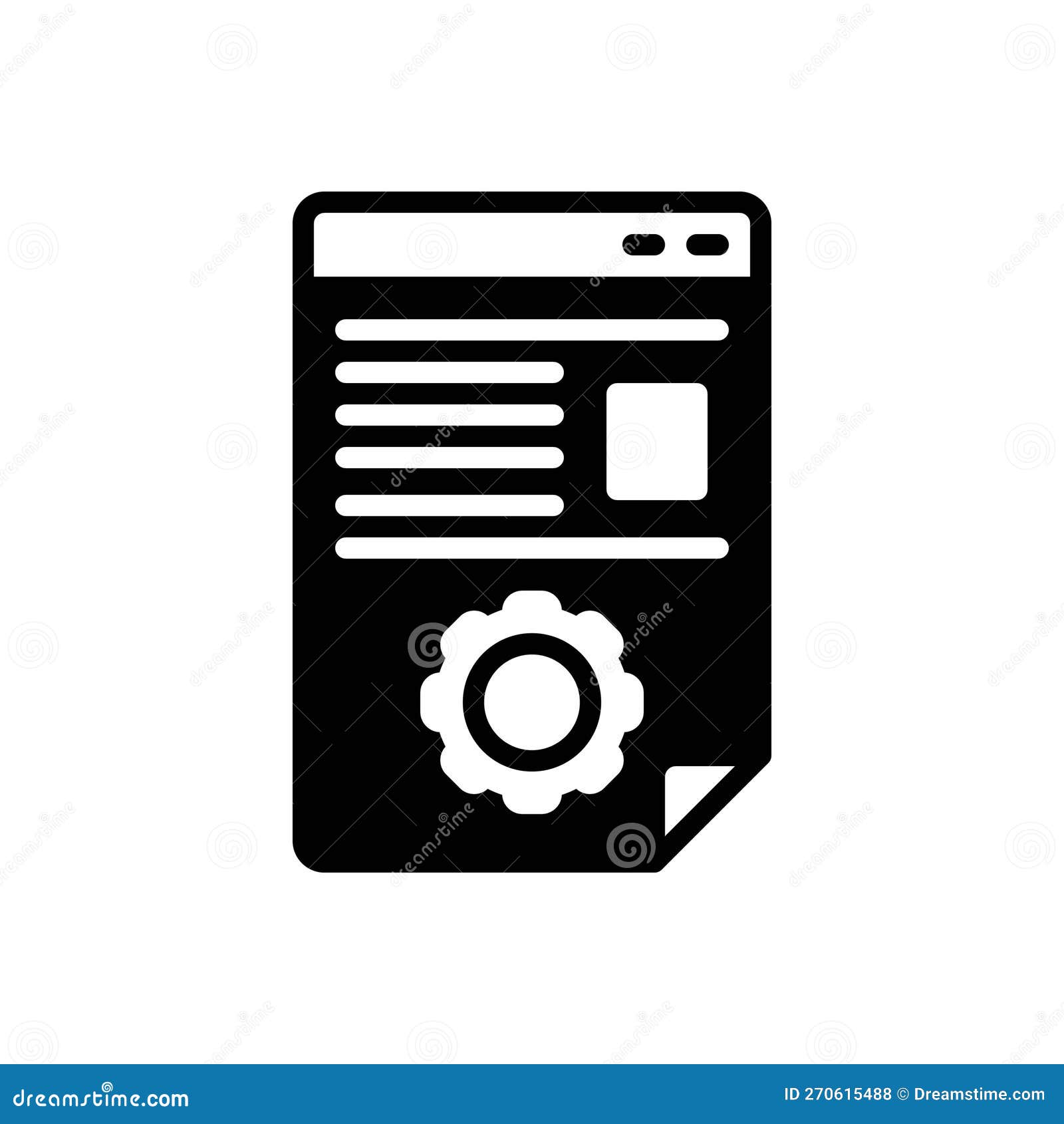 Black Solid Icon for Script, Writing and Paper Stock Vector ... Black Solid Icon for Script, Writing and Paper Stock Vector ...
