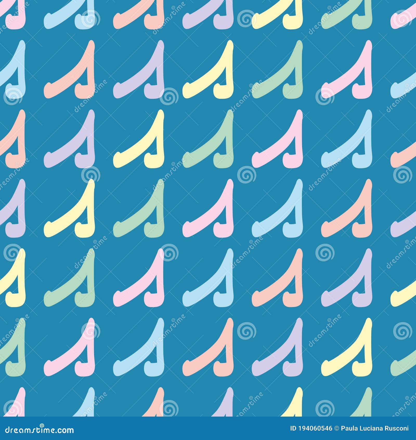 Script Letter S Seamless Vector Pattern Stock Vector - Illustration of ...