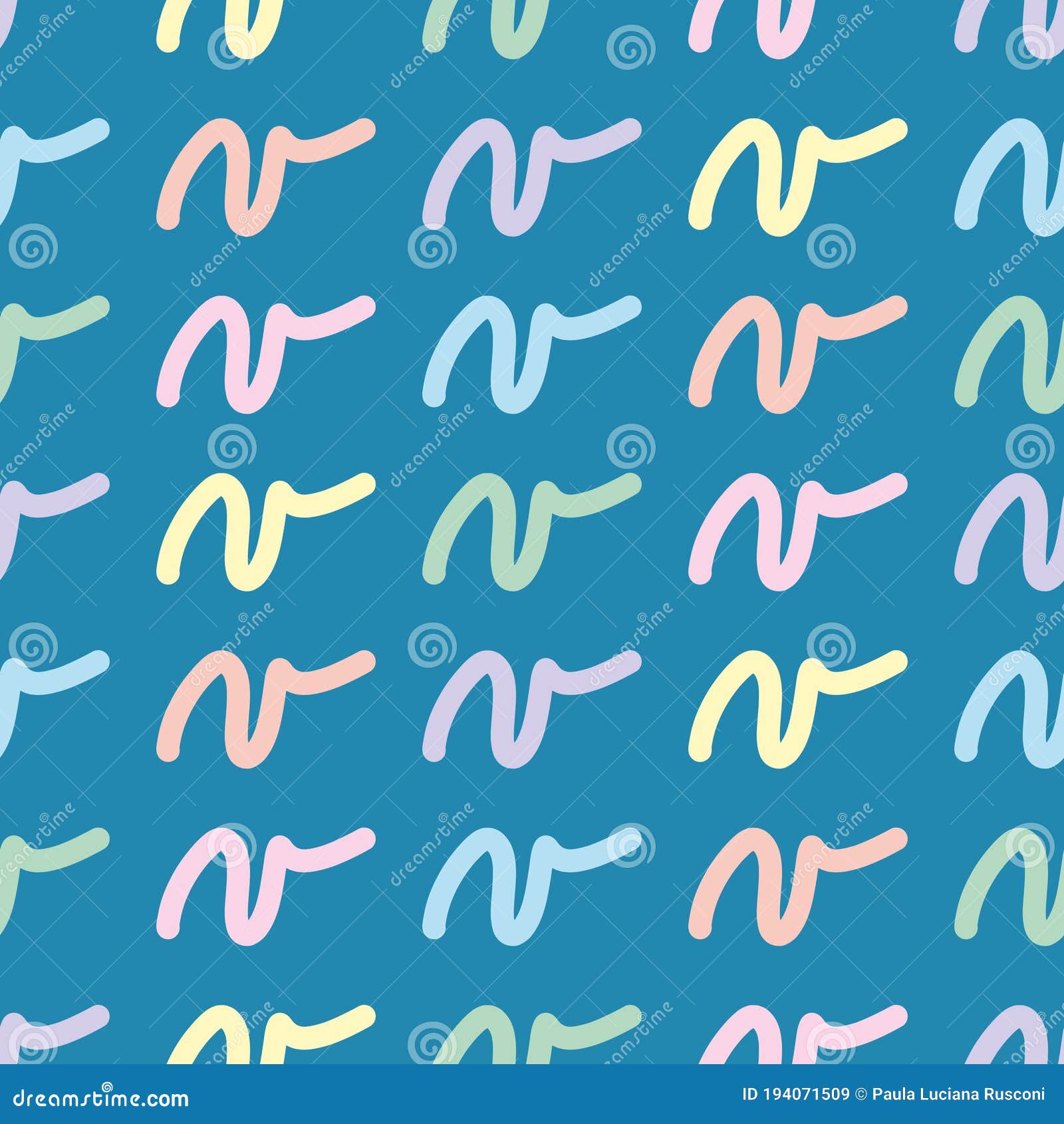 Script Letter V Vector Pattern Background Stock Vector - Illustration ...