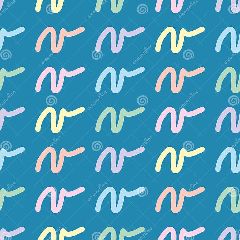 Script Letter V Vector Pattern Background Stock Vector - Illustration ...