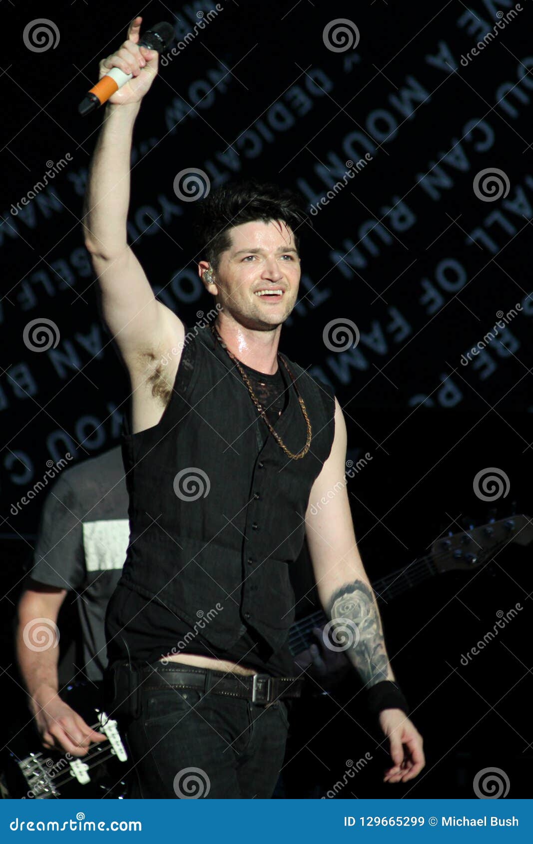 The Script Performs in Concert Editorial Stock Image - Image of rock ...