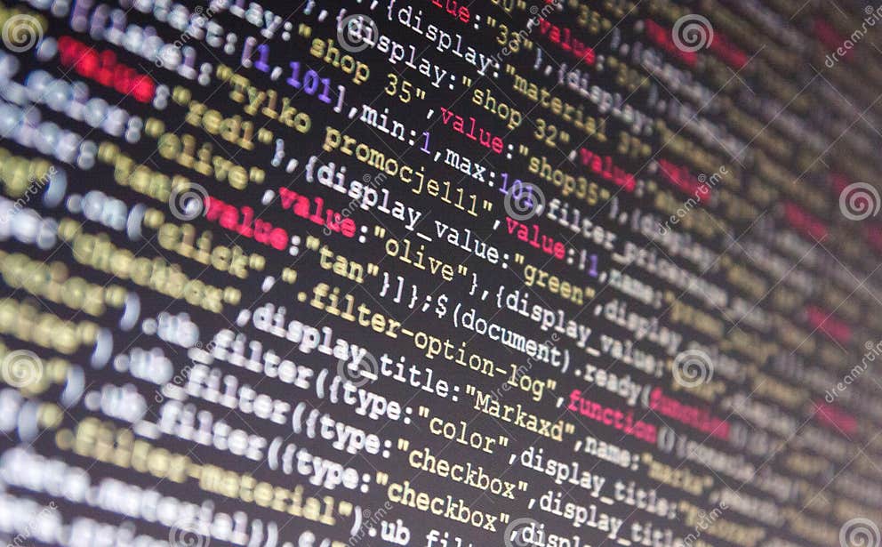 Script Procedure Creating Developer Working On Websites Codes In