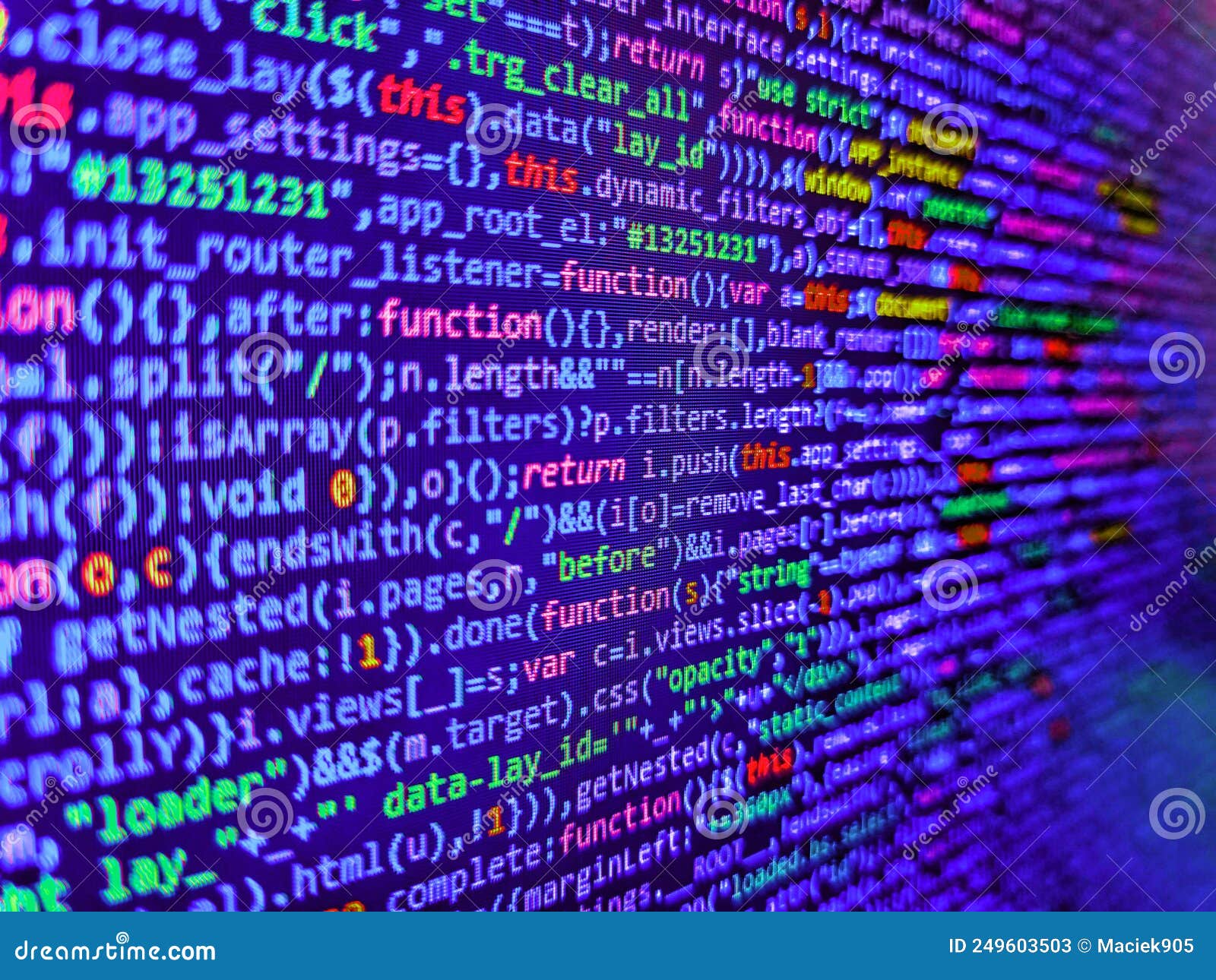 Script Procedure Creating Web Developer Programmer Monitor Screen 2703