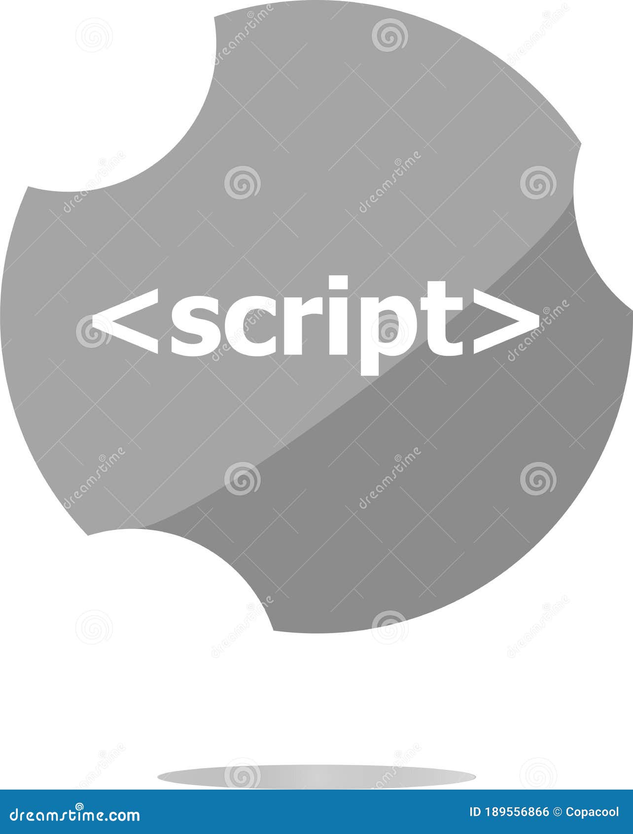 Script Sign Icon. Programming Language Symbol Stock Illustration ...
