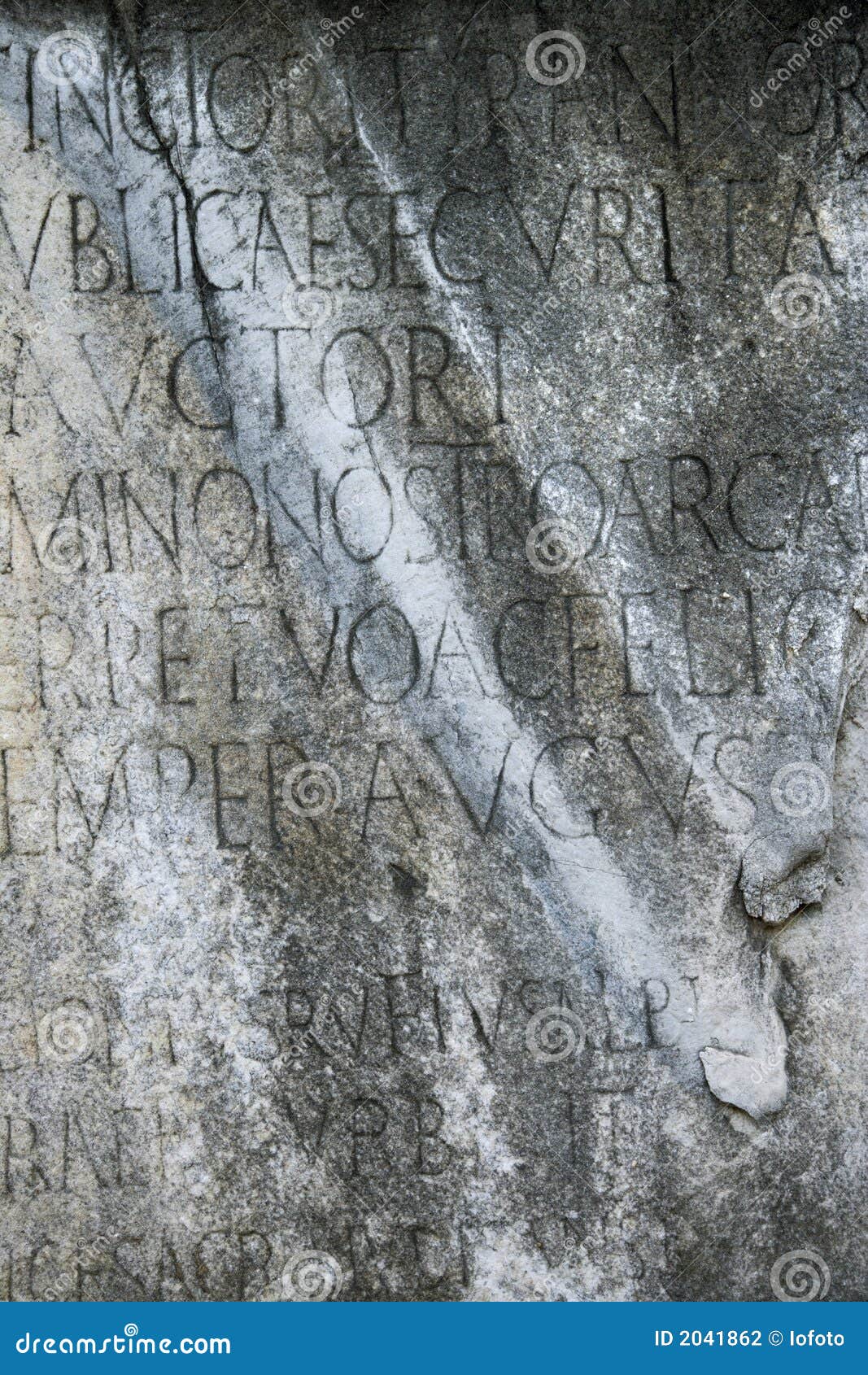 Script in Stone at Roman Forum, Italy. Stock Photo - Image of travel ...