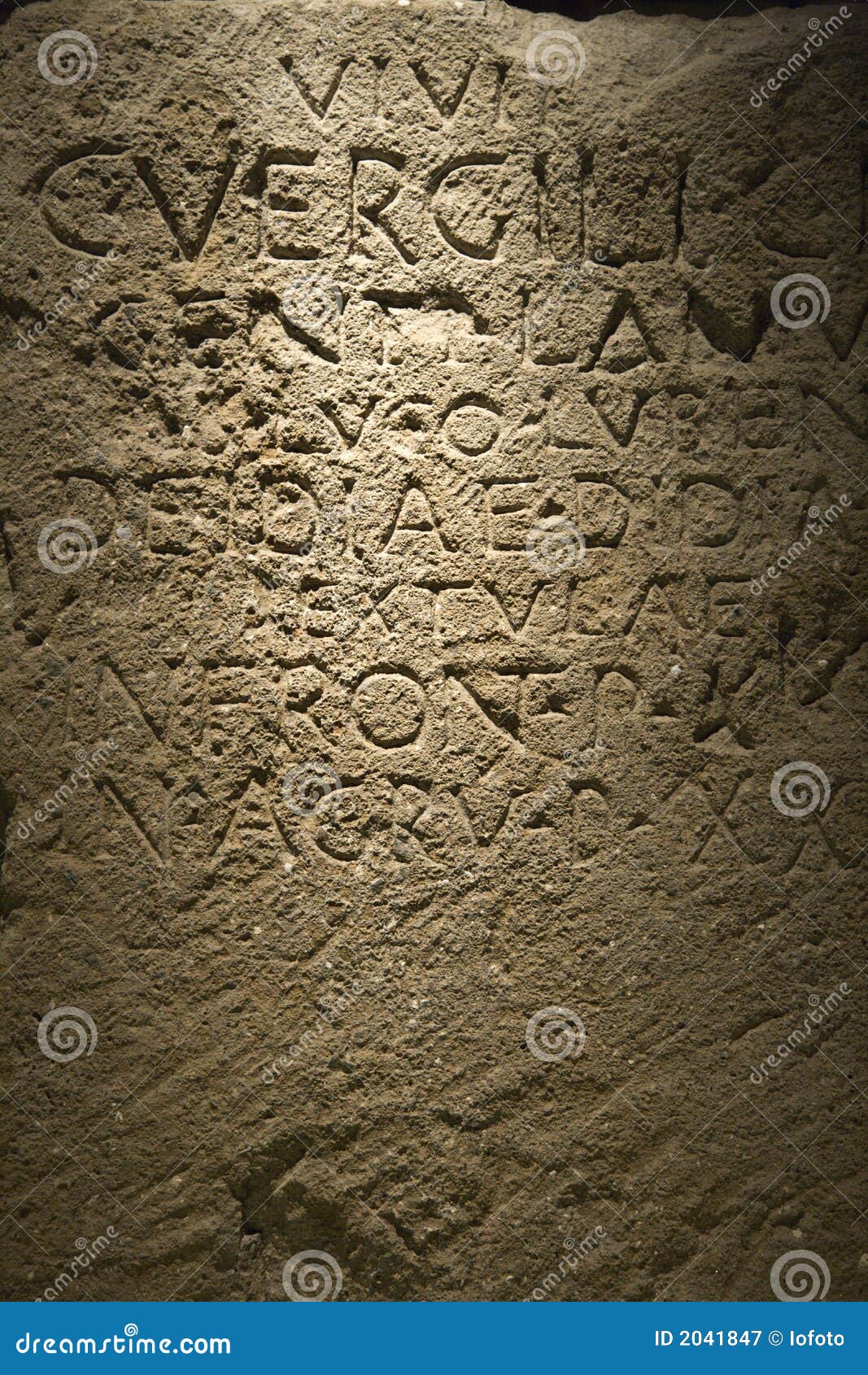 Script in Stone in, Rome, Italy. Editorial Photography - Image of ...