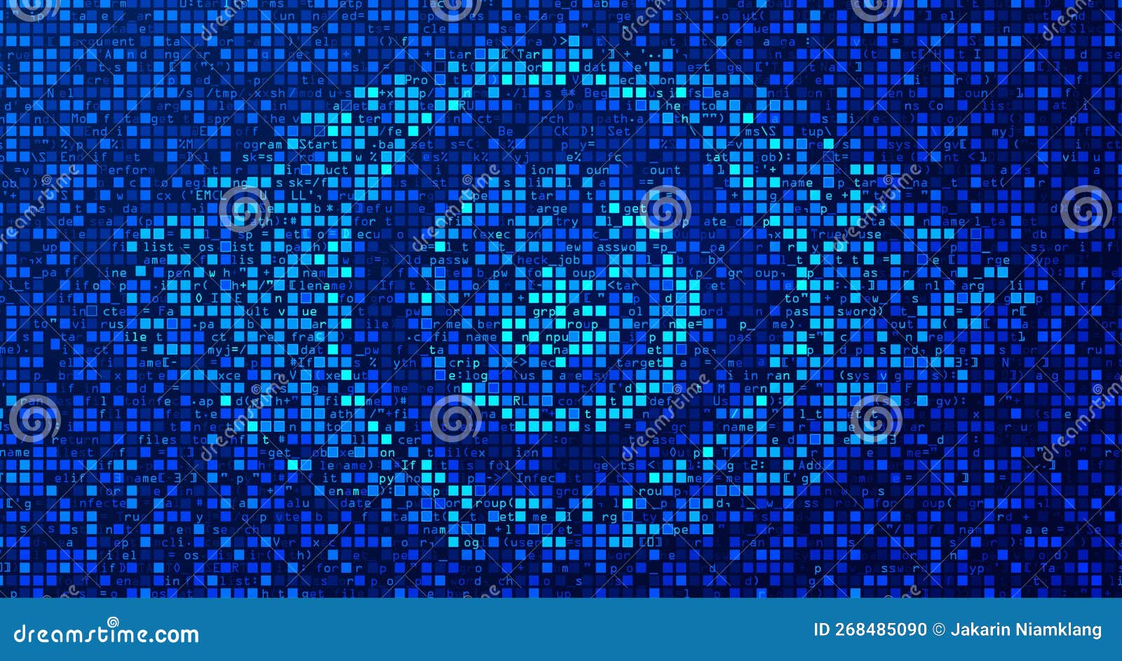 ScriptEye stock vector. Illustration of cyber, concept - 268485090