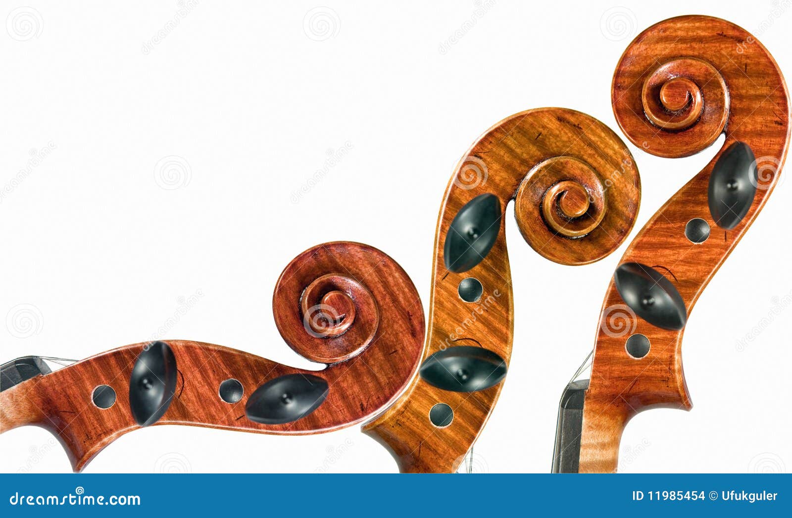 Scroll stock photo. Image of musical, trio, string, violin - 11985454