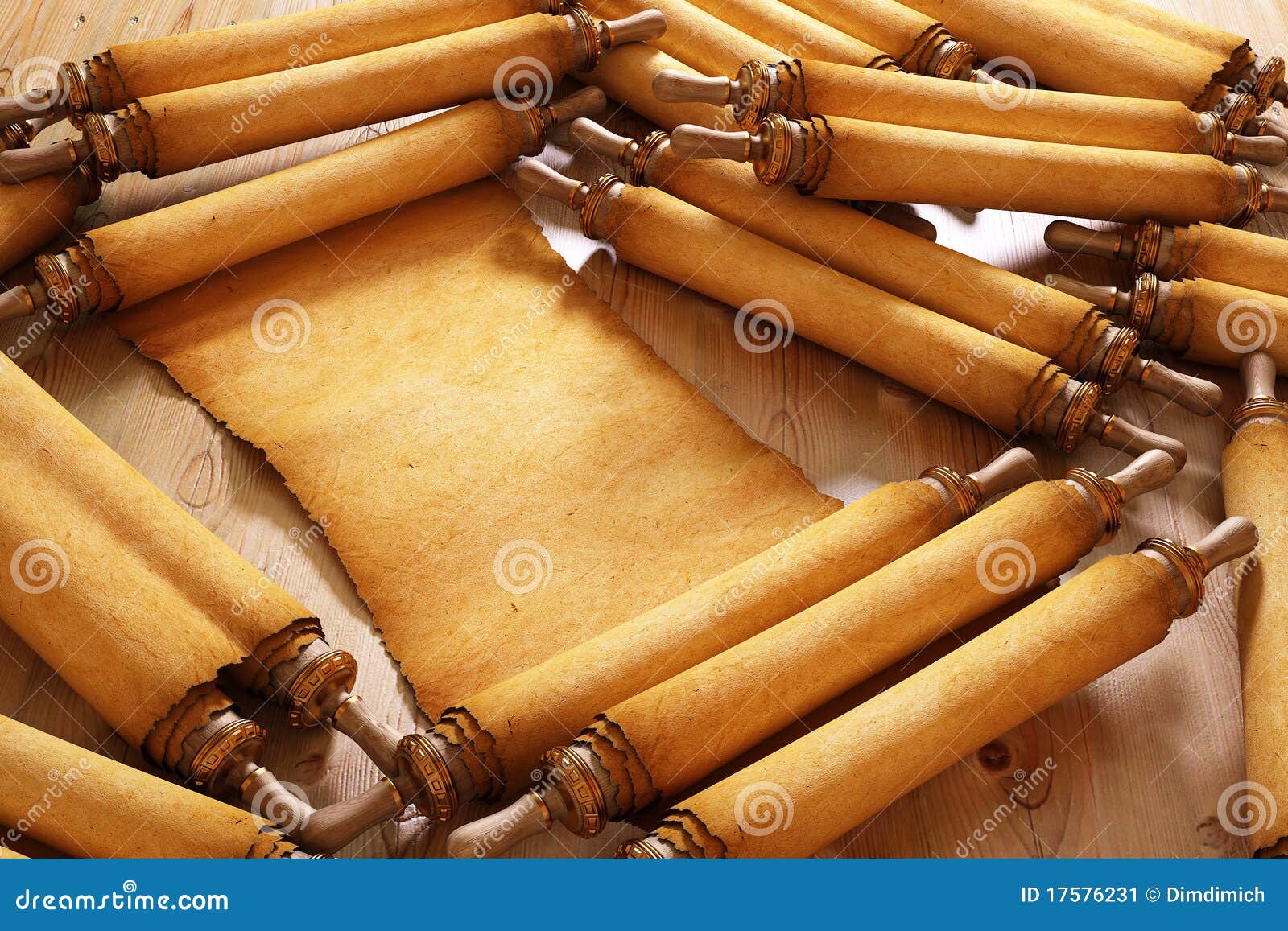 Scroll stock illustration. Illustration of manuscript - 17576231