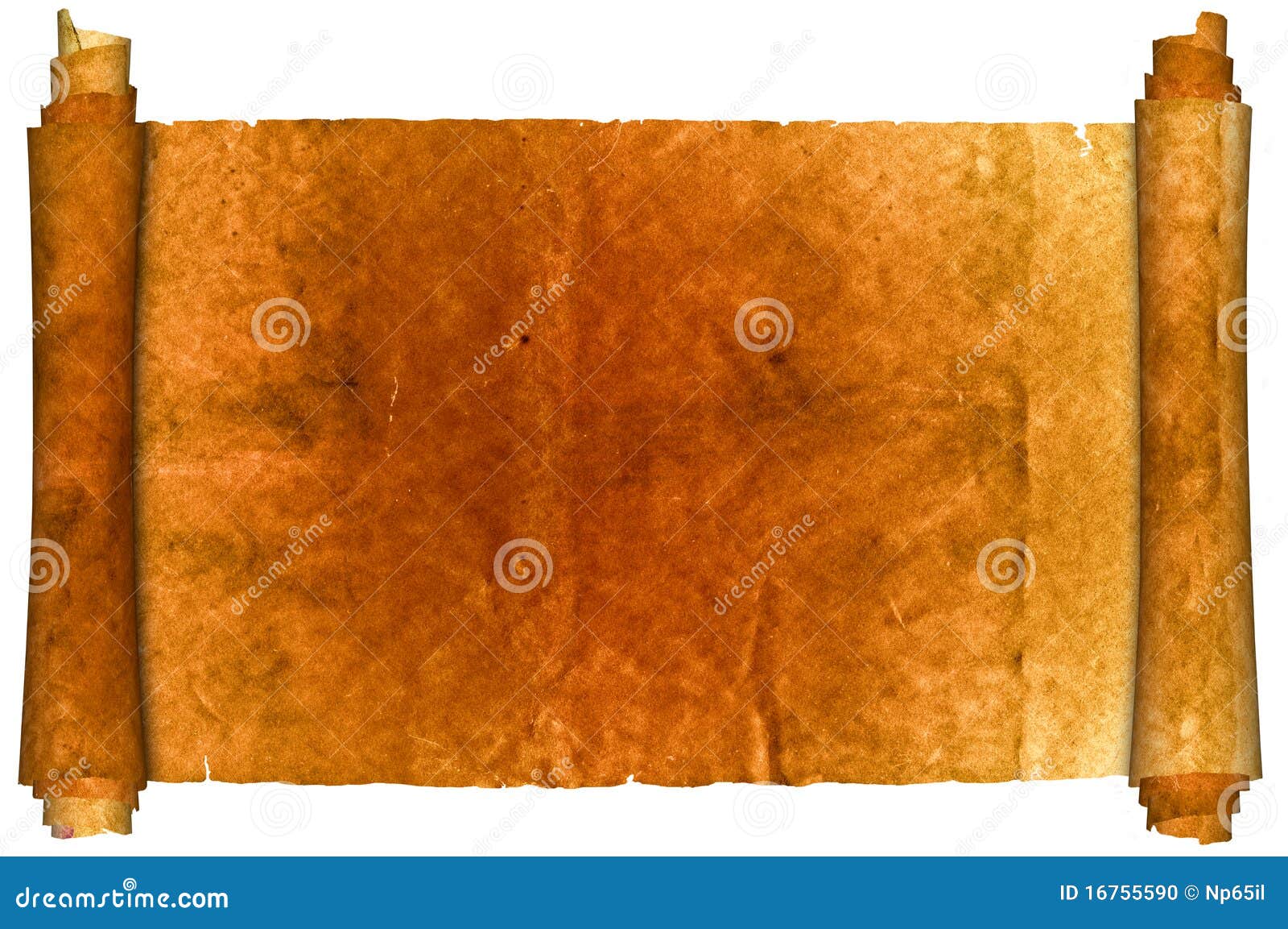 Scroll of Ancient Parchment Stock Photo - Image of rusty, spotty: 16755590