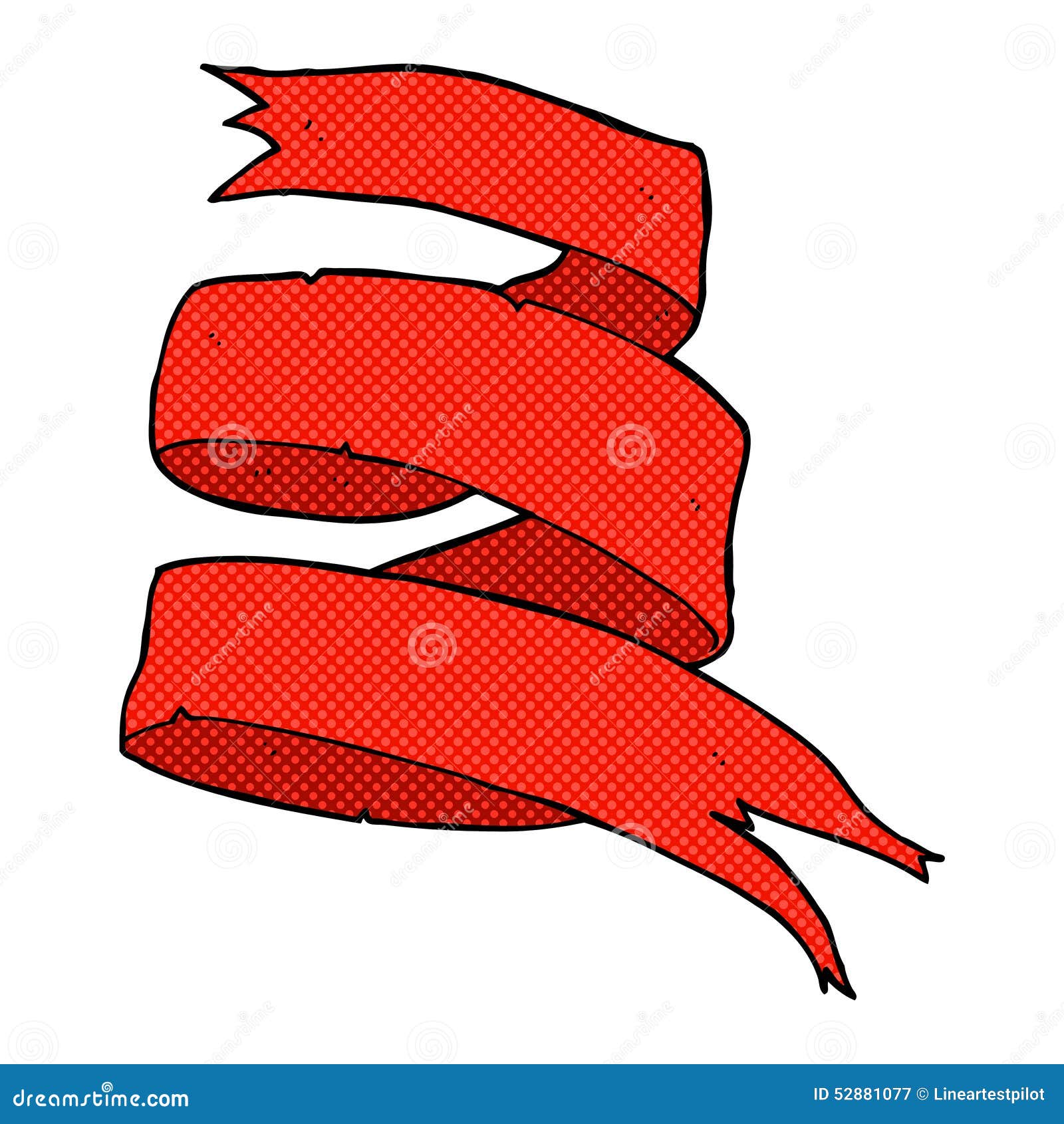 Scroll Banner Comic Cartoon Stock Illustration - Illustration of funny ...