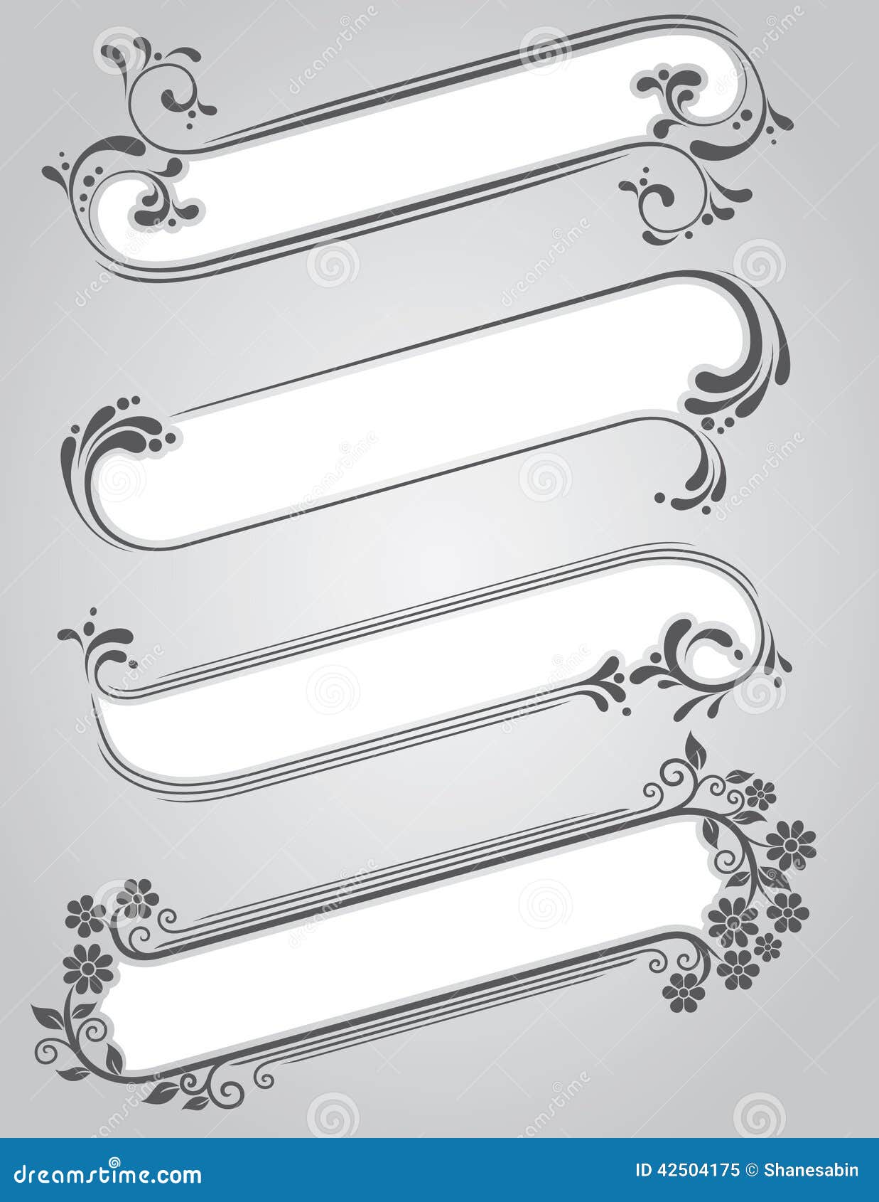 Scroll Banners stock vector. Illustration of scrolly - 42504175