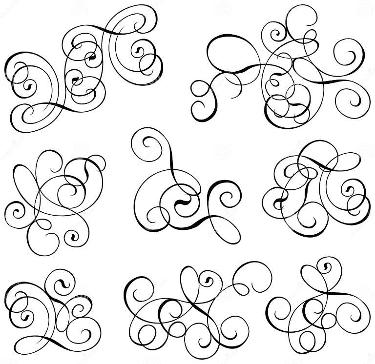 Scroll, Cartouche, Decor, Vector Stock Vector - Illustration of angle ...
