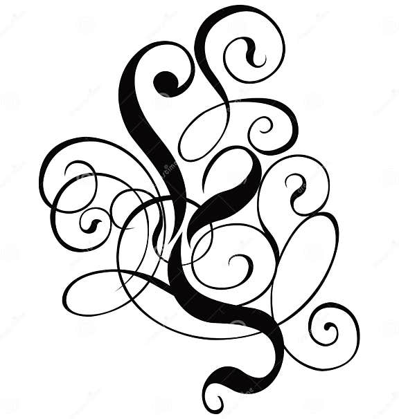 Scroll, Cartouche, Decor, Vector Stock Vector - Illustration of circle ...