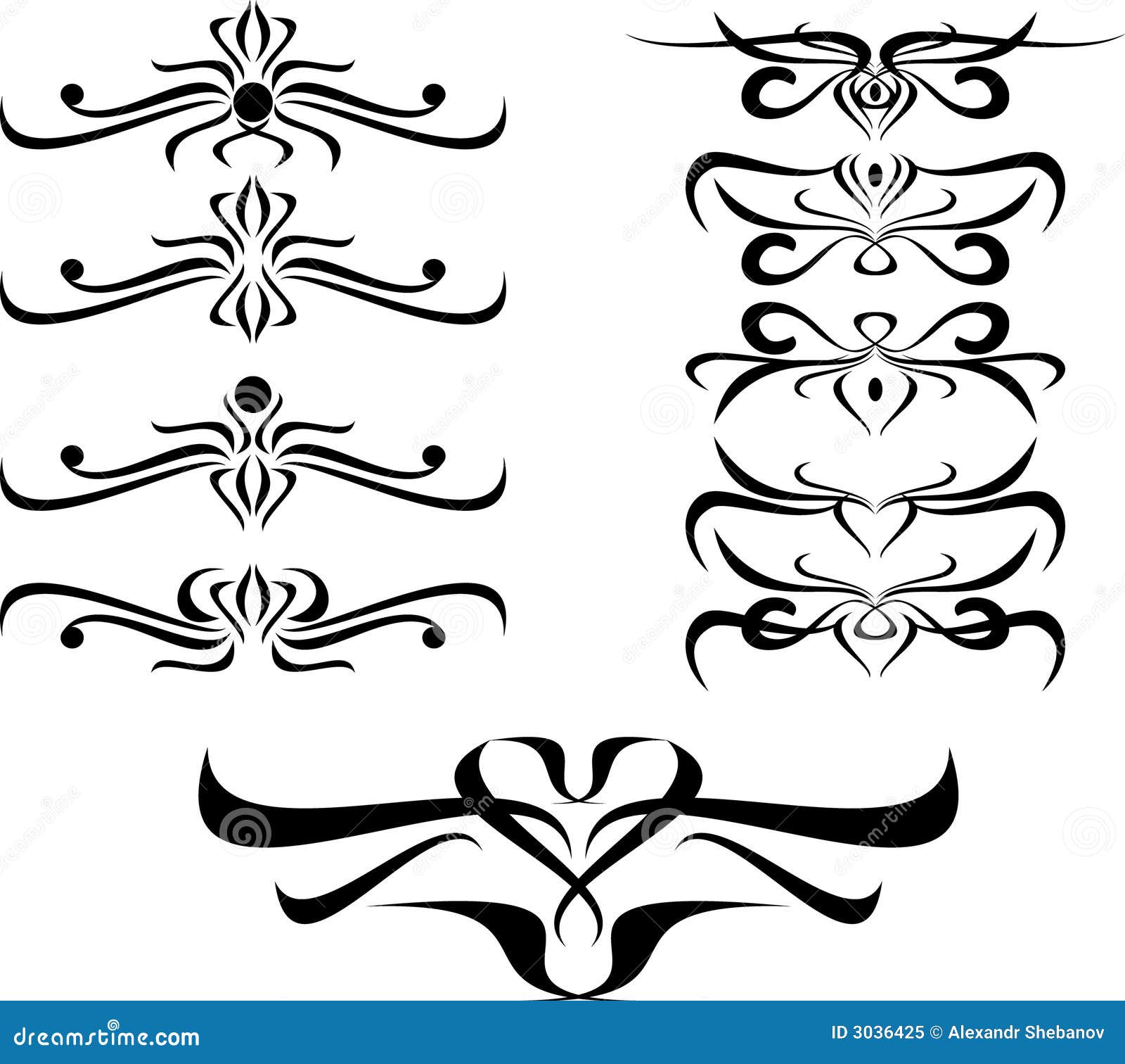 Scroll design stock vector. Illustration of modern, cartouche - 3036425
